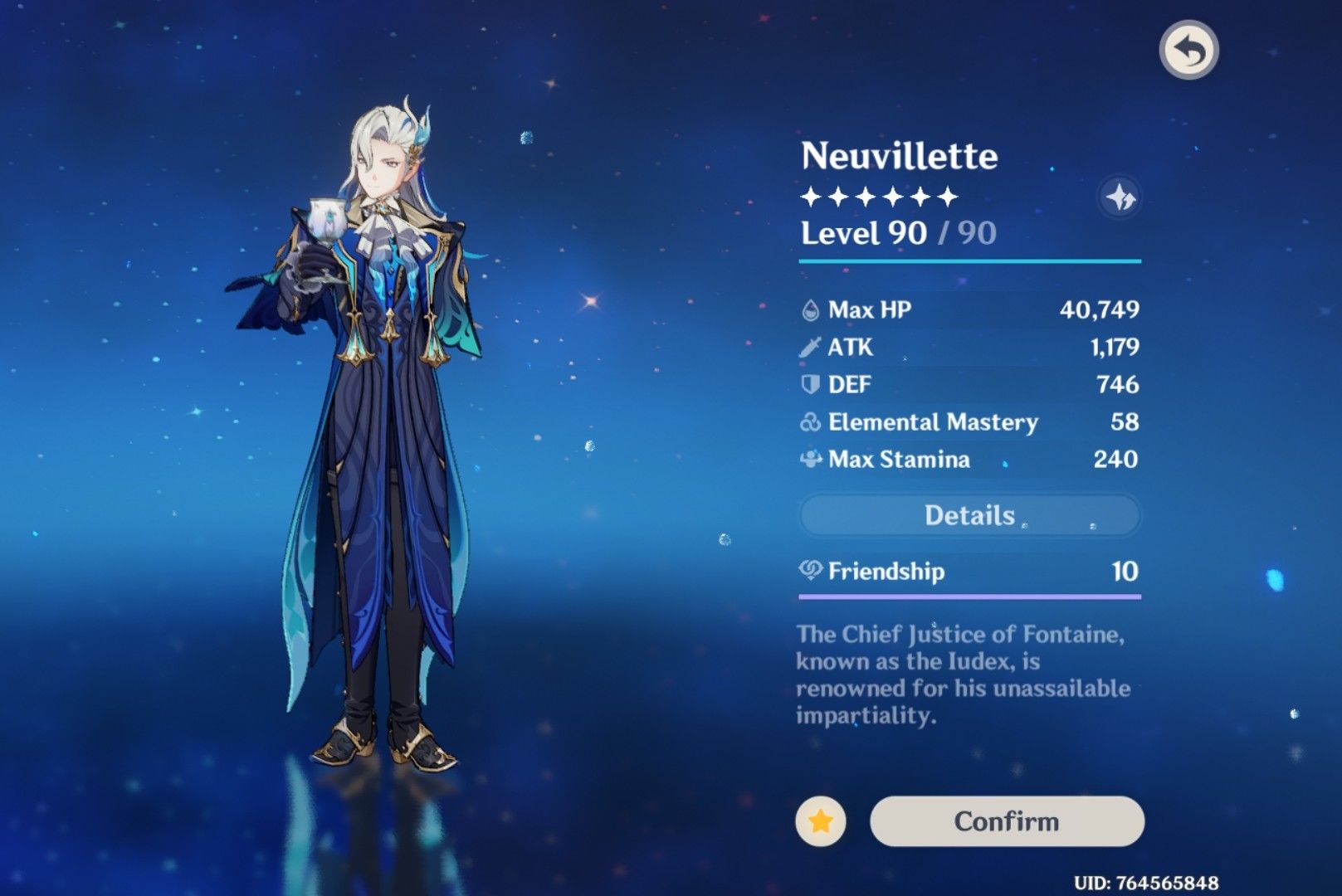 My Neuvillette 🚀💧 Genshin Impact | HoYoLAB