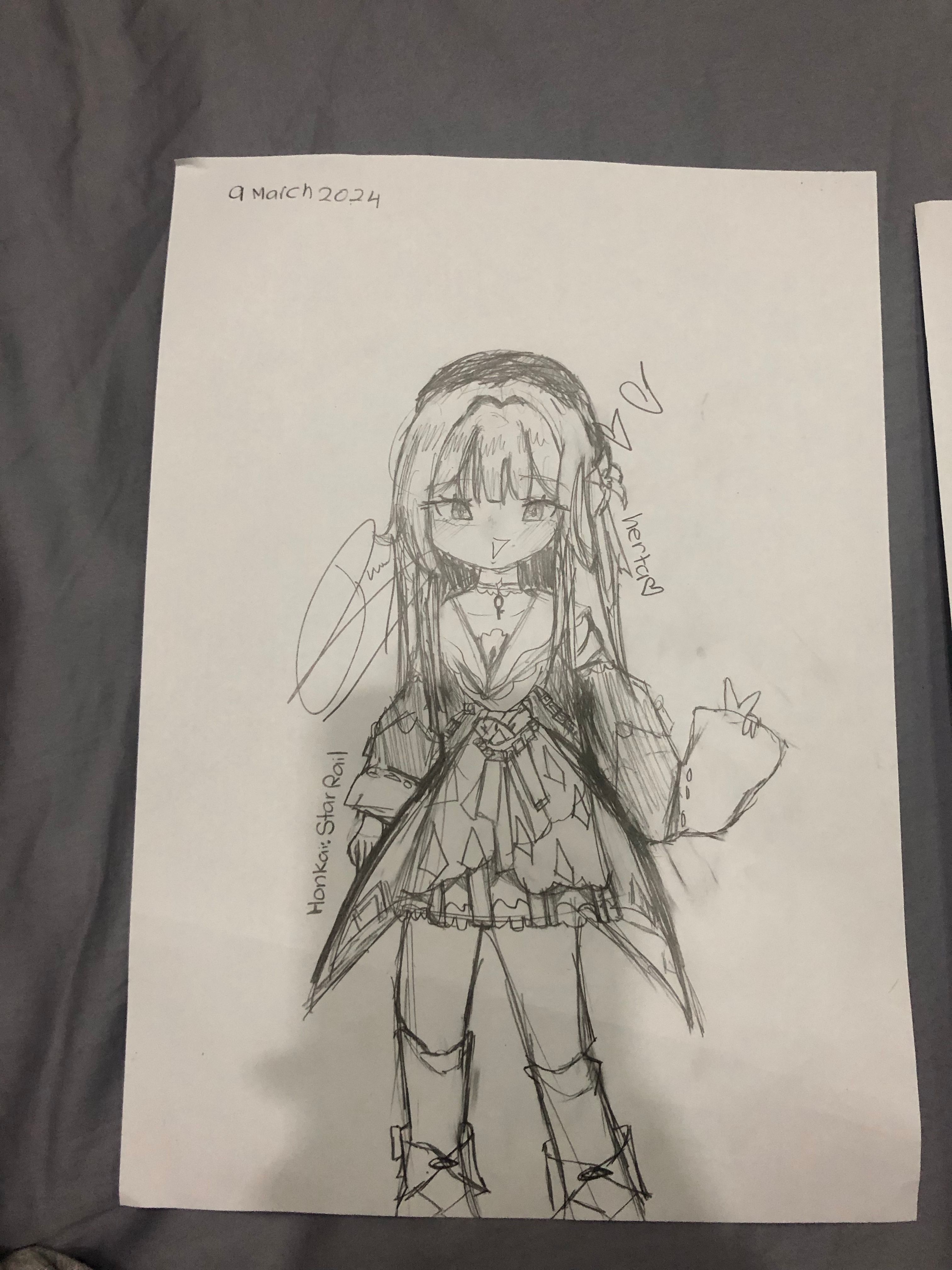 Herta drawing colab with my sister!! Honkai: Star Rail | HoYoLAB