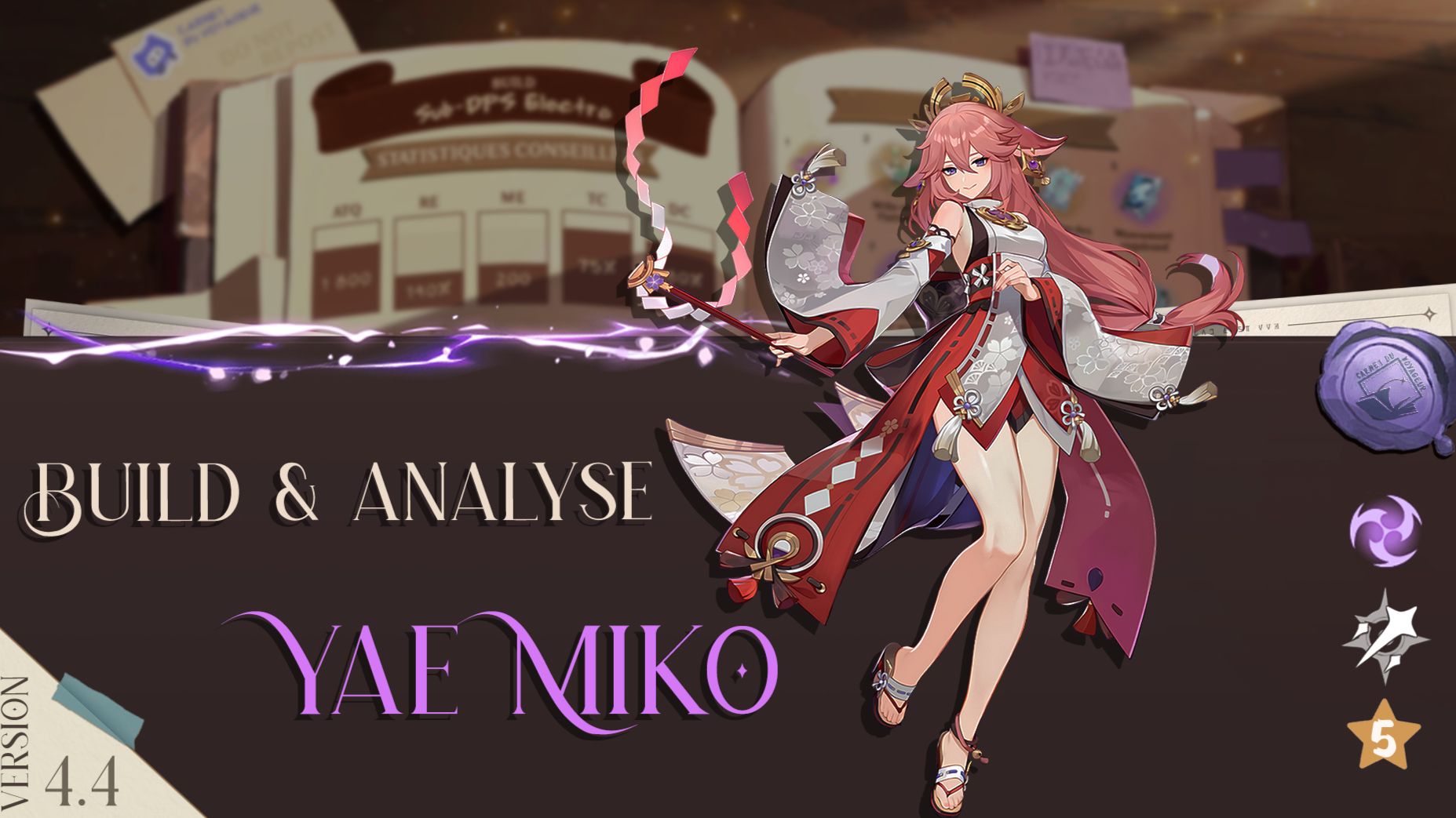 [Version 4.4] Yae Miko | Guide complet : Sub-DPS Electro Genshin Impact | HoYoLAB