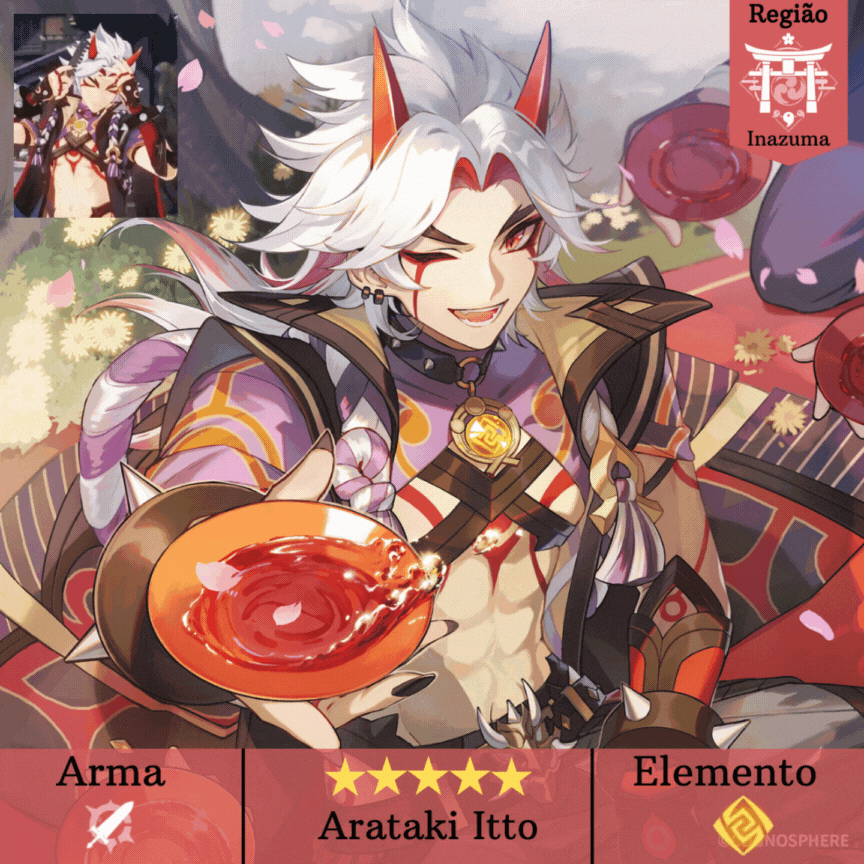 Arataki Itto Build/Guia | 4.5 Genshin Impact | HoYoLAB