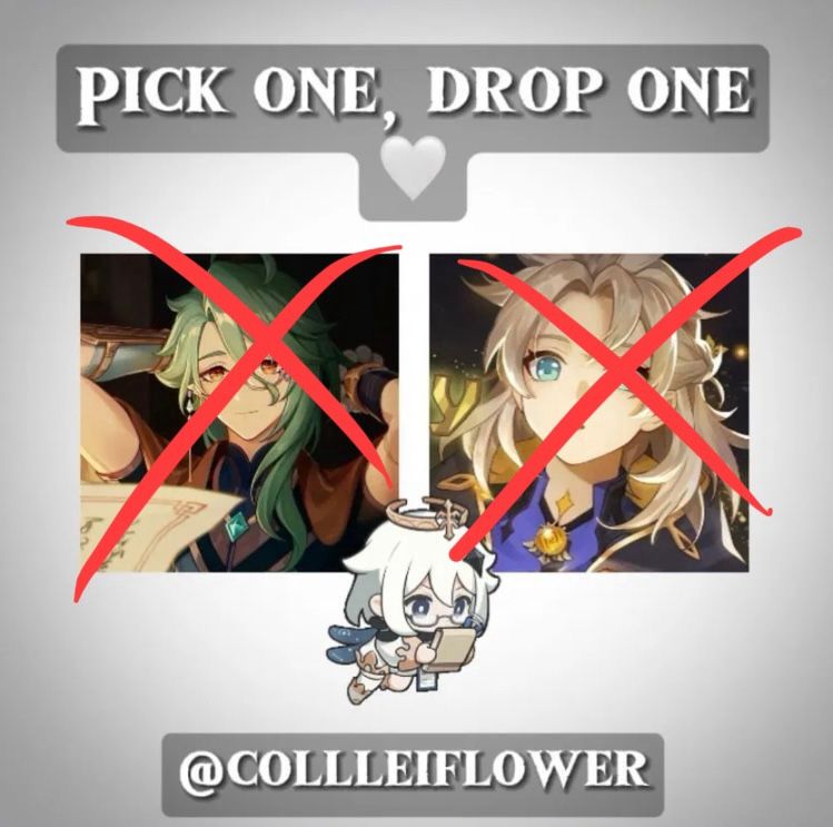 Pick one drop one: Genshin Impact Genshin Impact | HoYoLAB