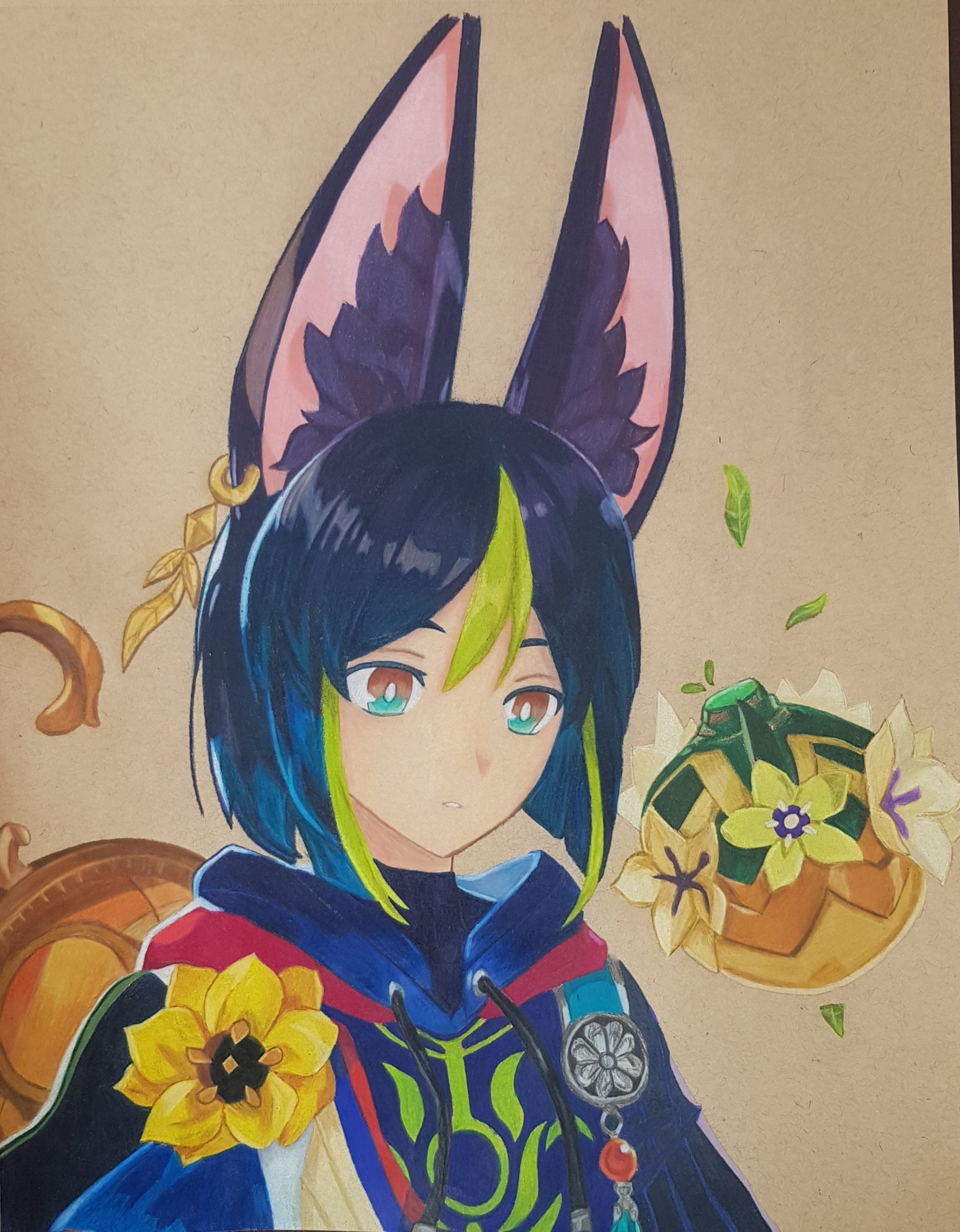 Tighnari drawing Genshin Impact | HoYoLAB