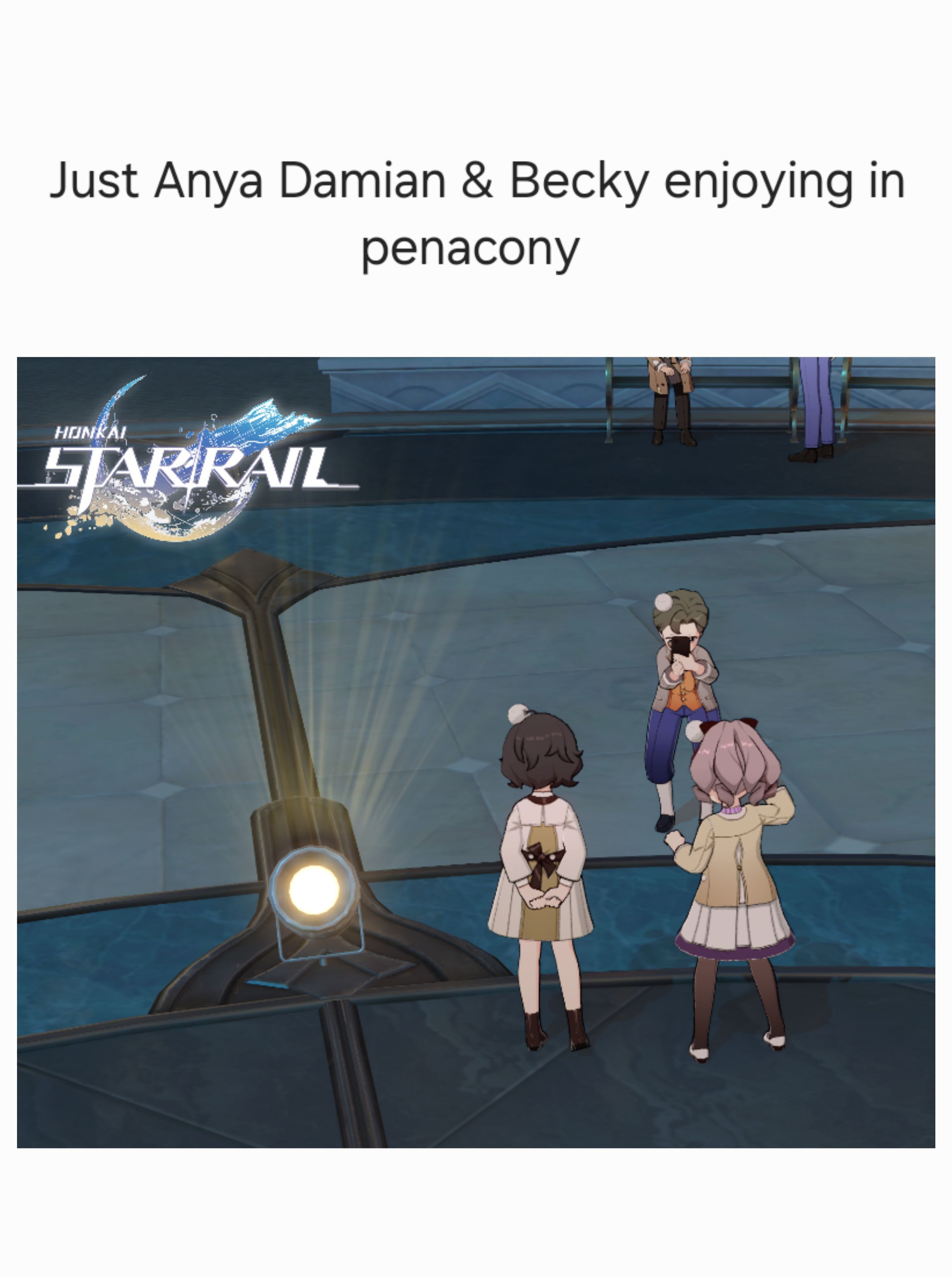 Imagine If Anya really met trailblazer in penacony .... how things ...