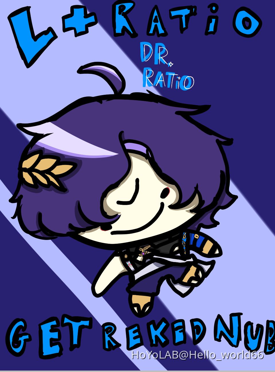 I drew Dr. Ratio Genshin Impact | HoYoLAB