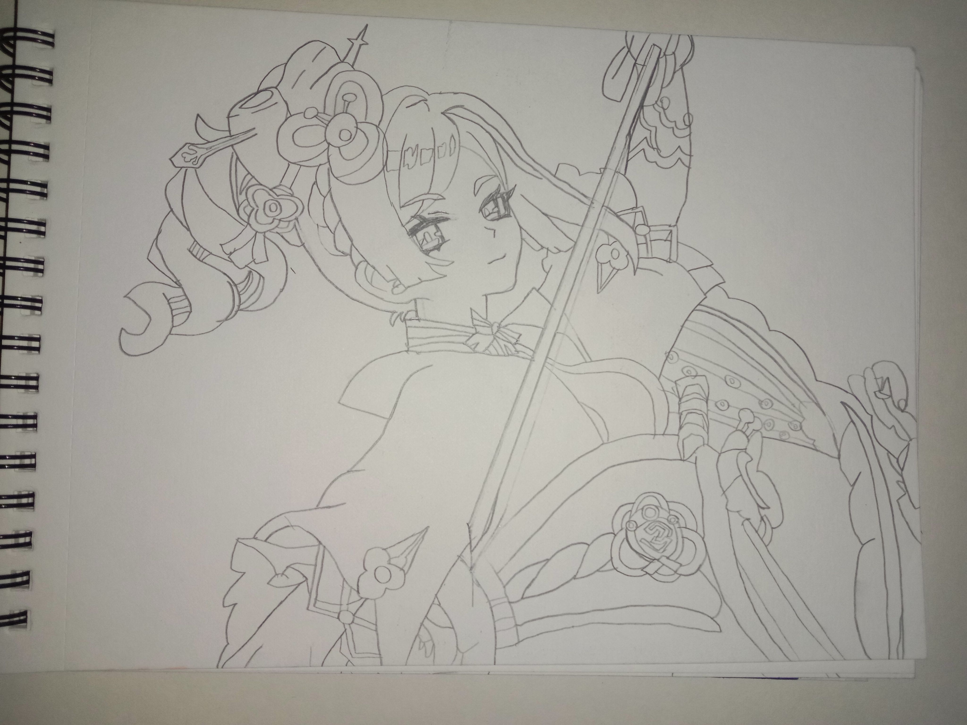 My chiori drawing before her release!!! Genshin Impact | HoYoLAB