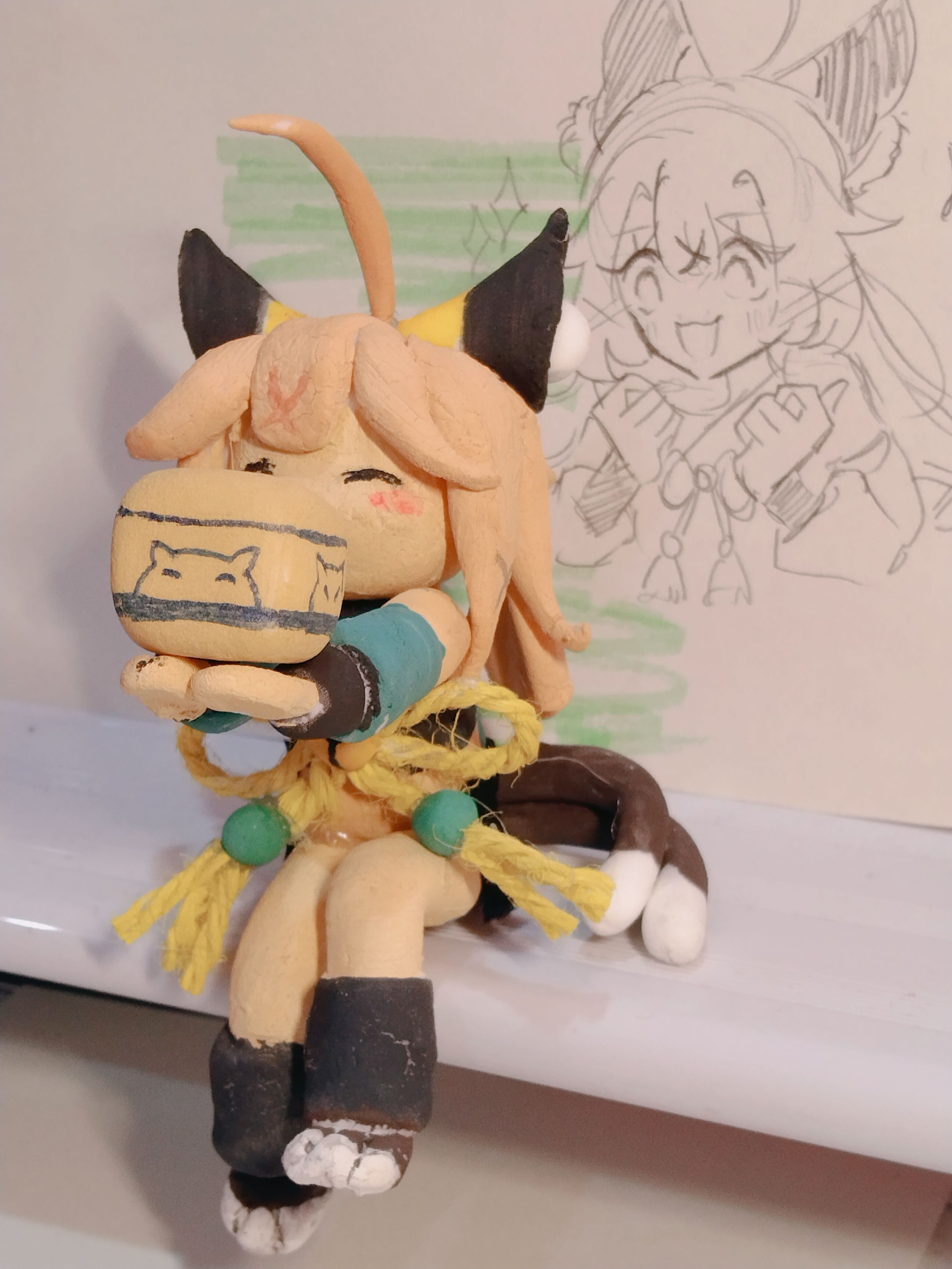 kirara clay figure :D Genshin Impact | HoYoLAB