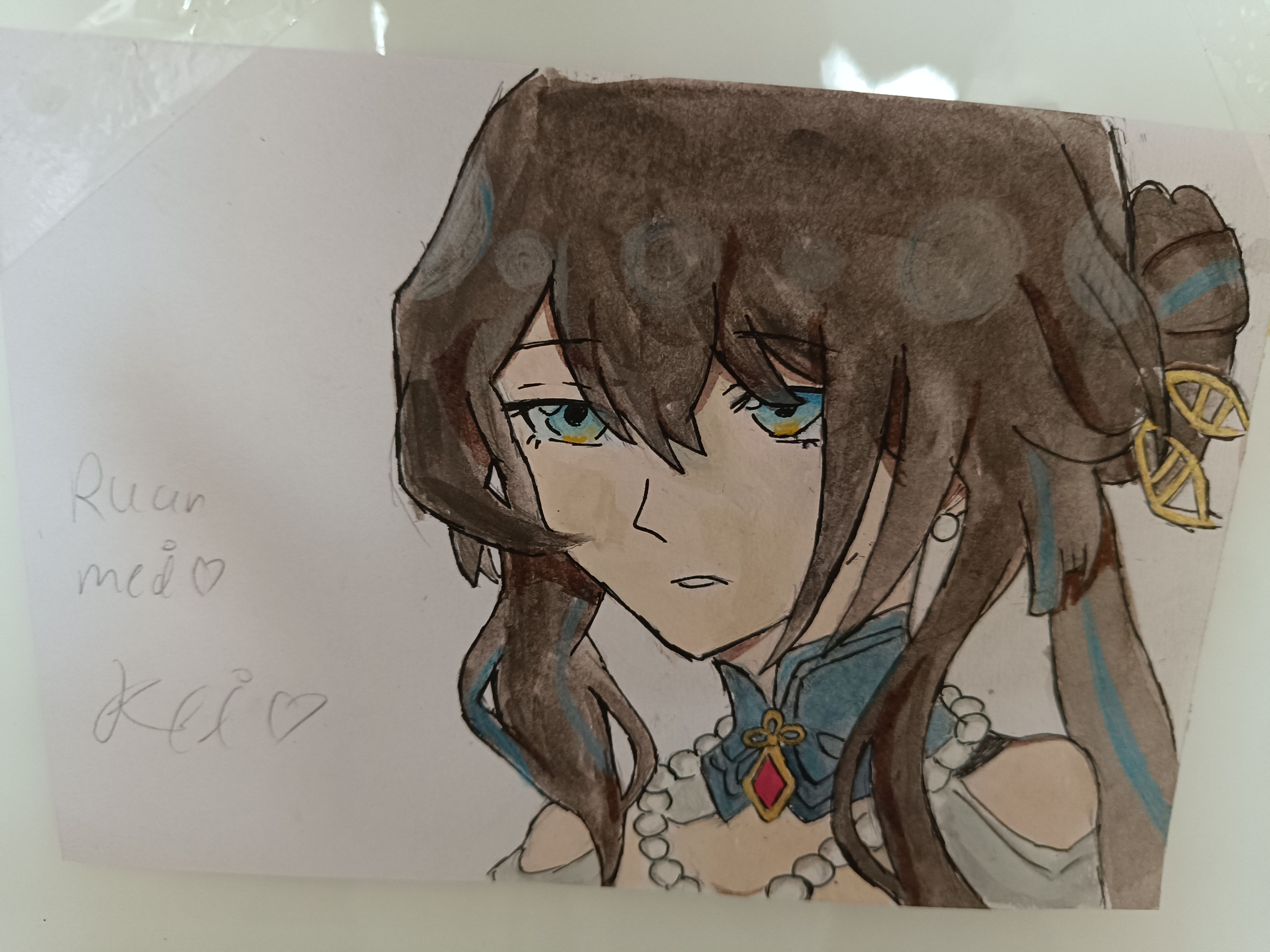 Ruan Mei painting. Honkai: Star Rail | HoYoLAB