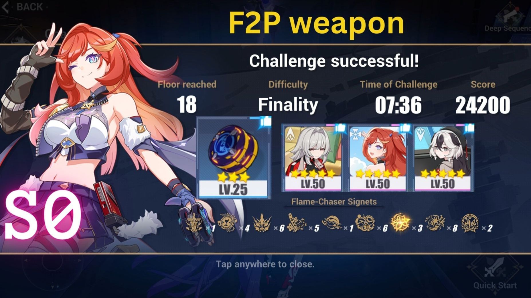 Senadina with f2p weapon | Honkai Impact 3 Elysian Realm 7.3 Guide ...