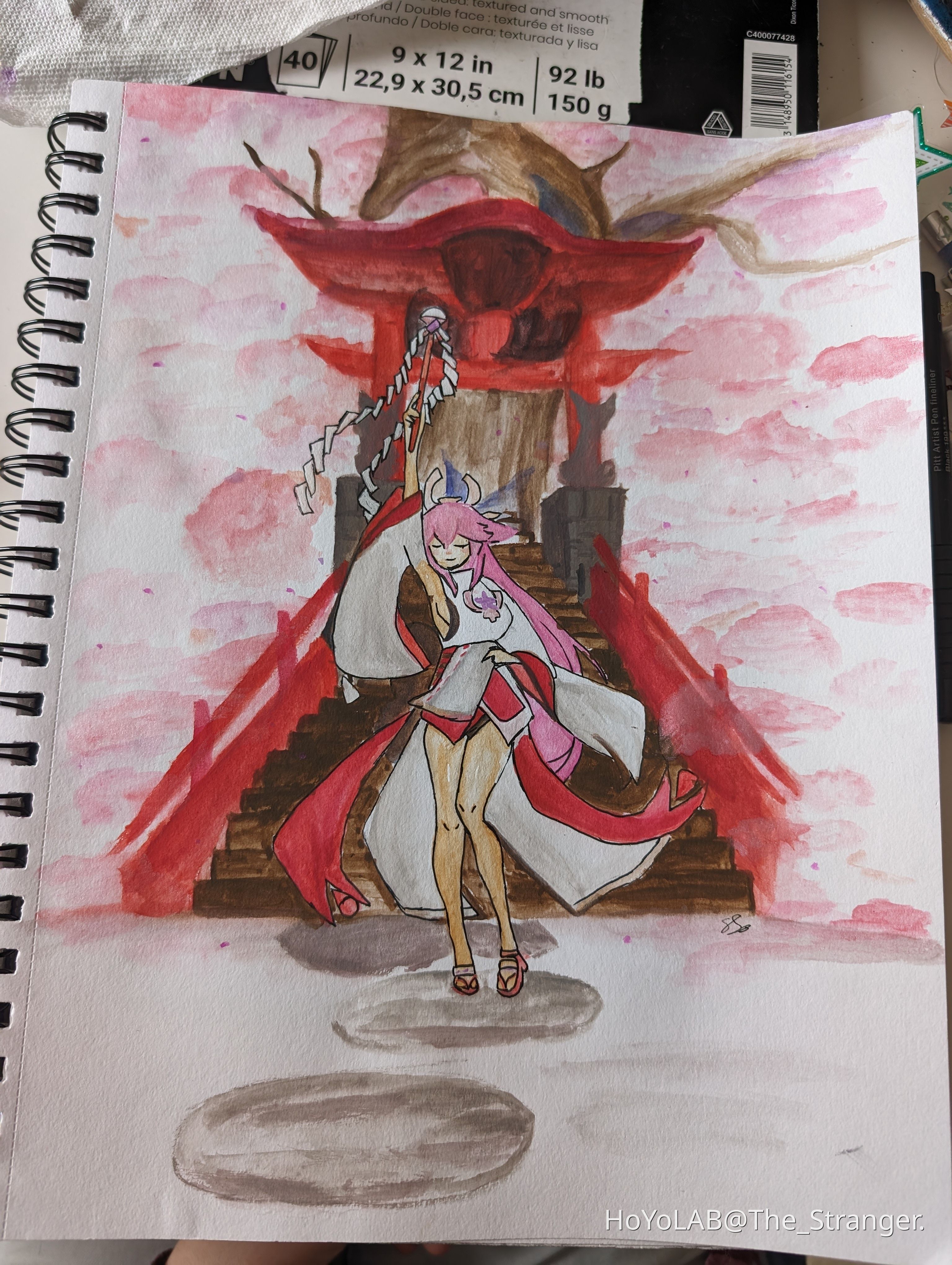 Fanart Yae Miko Genshin Impact | HoYoLAB