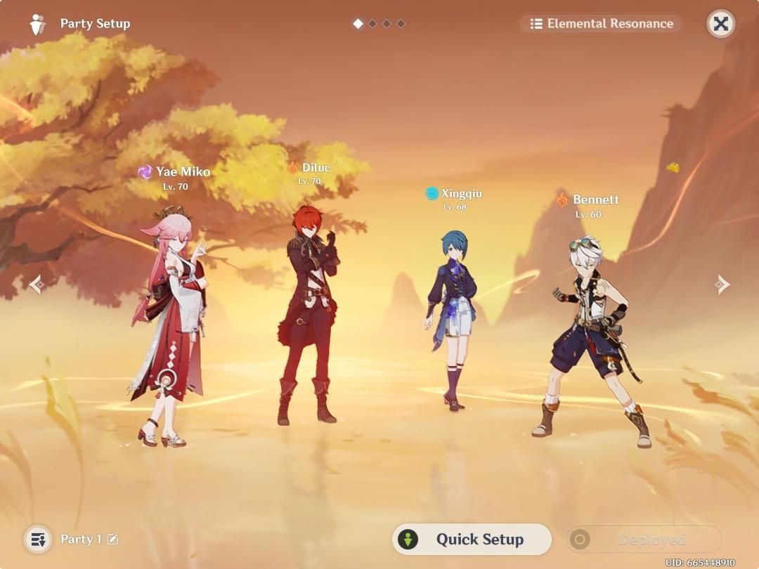 My Party Setup Genshin Impact | HoYoLAB