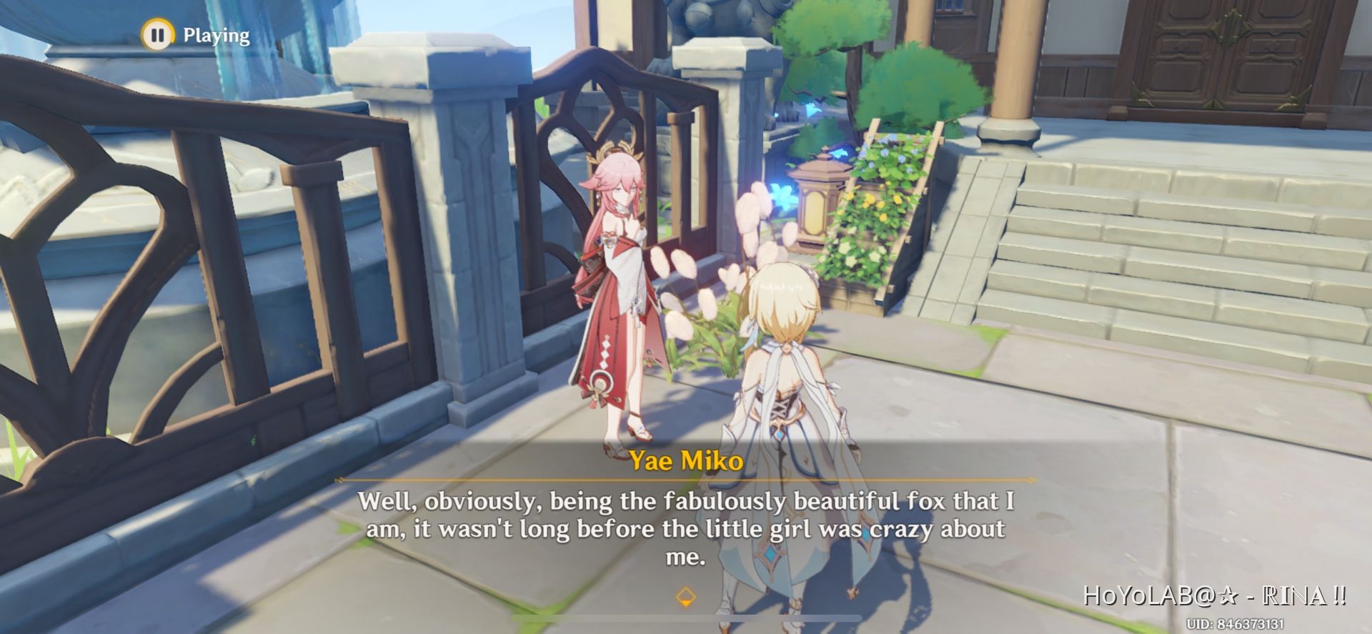 For the Miko comment decor !! Genshin Impact | HoYoLAB