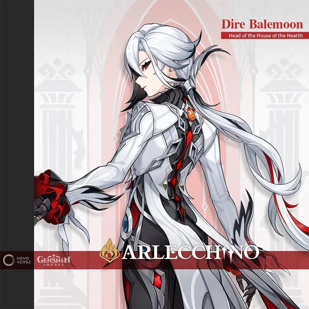 Arlecchino official art Genshin Impact | HoYoLAB