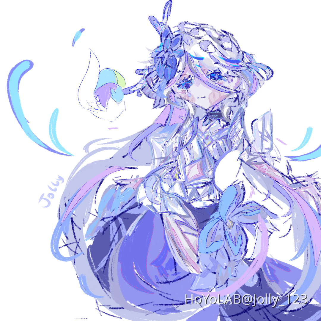 A little quick drawing of furina as seele Genshin Impact | HoYoLAB