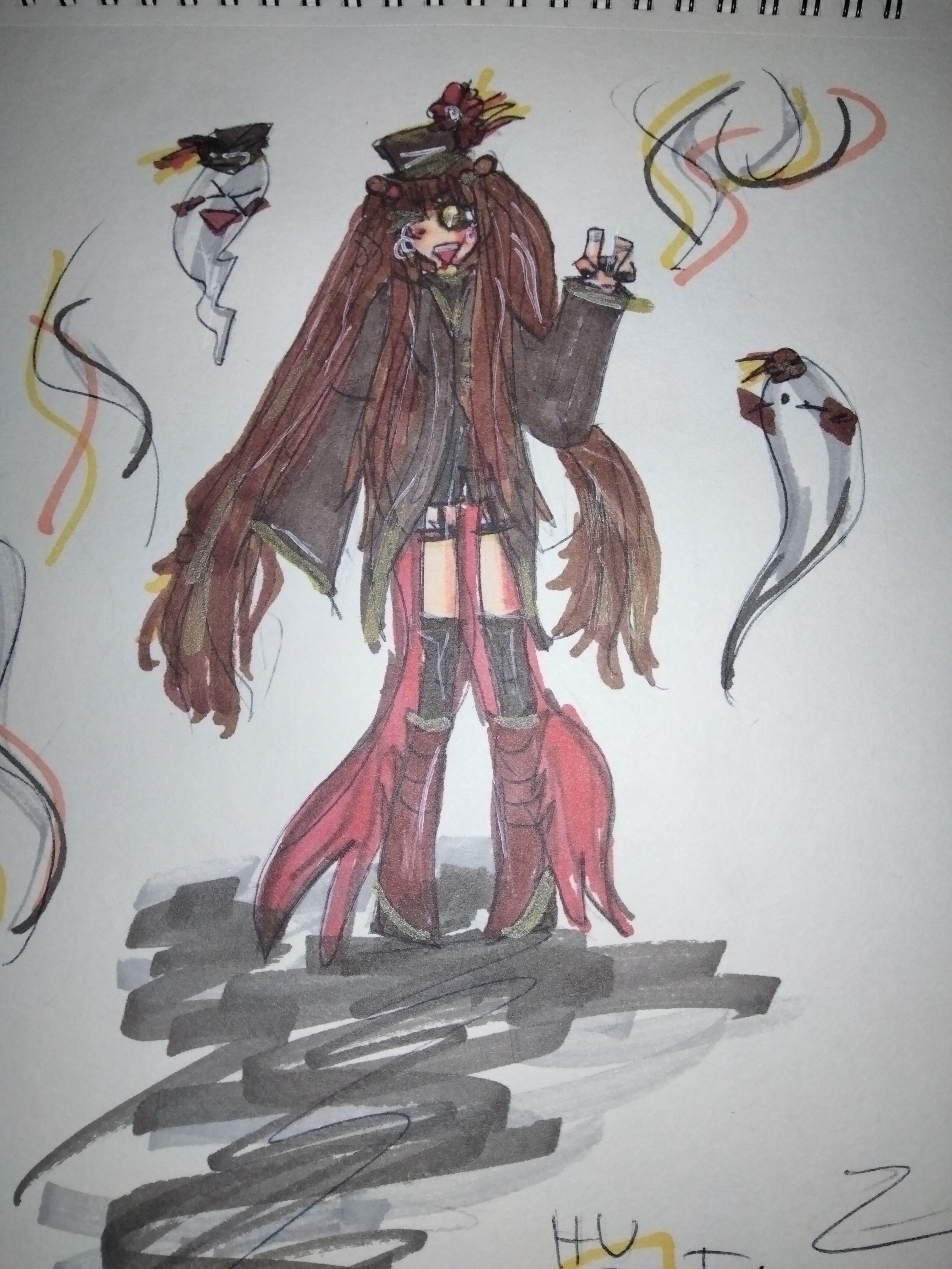 Hu Tao Drawing🍫 Genshin Impact | HoYoLAB