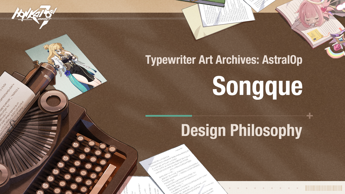Typewriter Art Archives | Songque Designer Interview Honkai Impact 3rd ...
