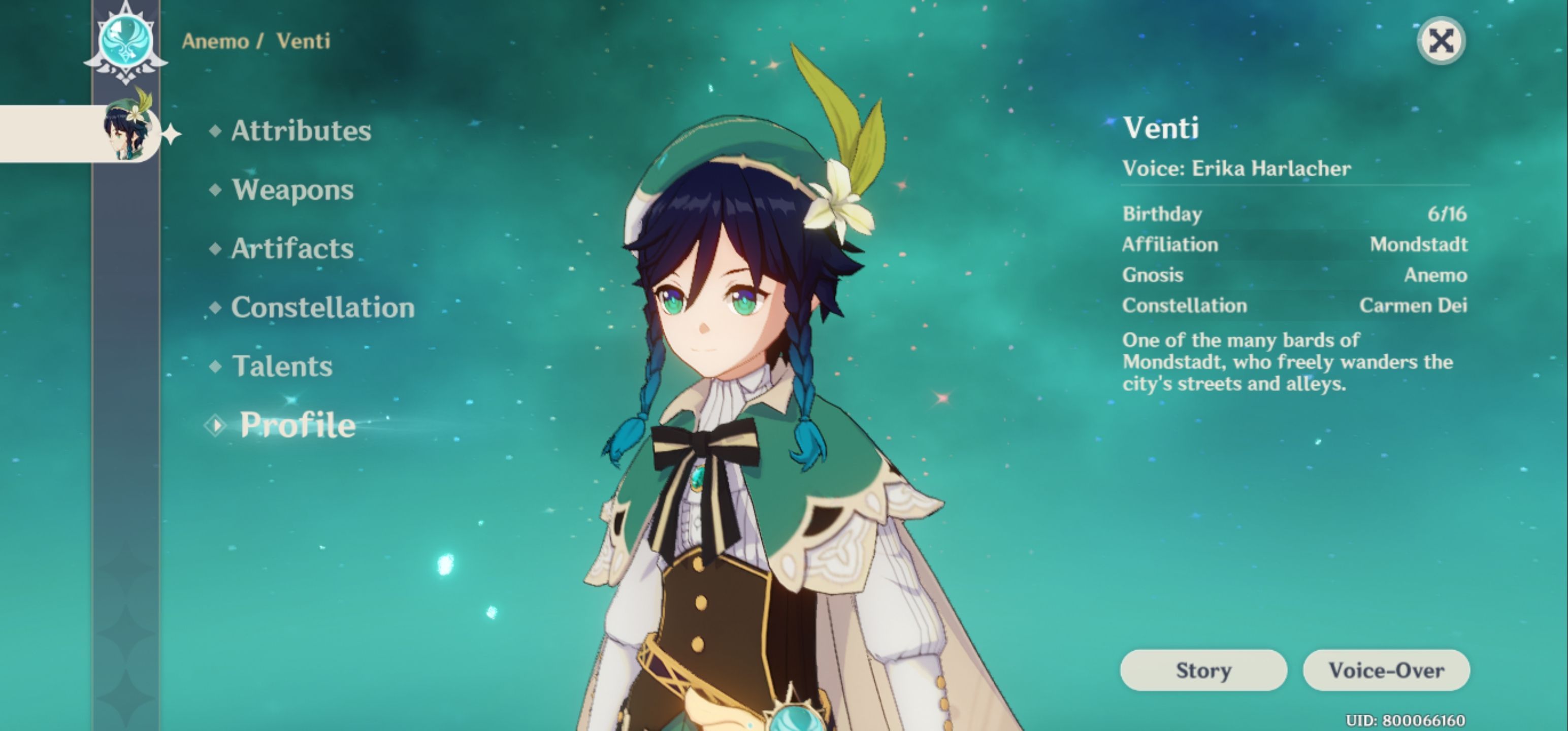 Venti • Windborne Bard • Anemo Archon Genshin Impact | HoYoLAB