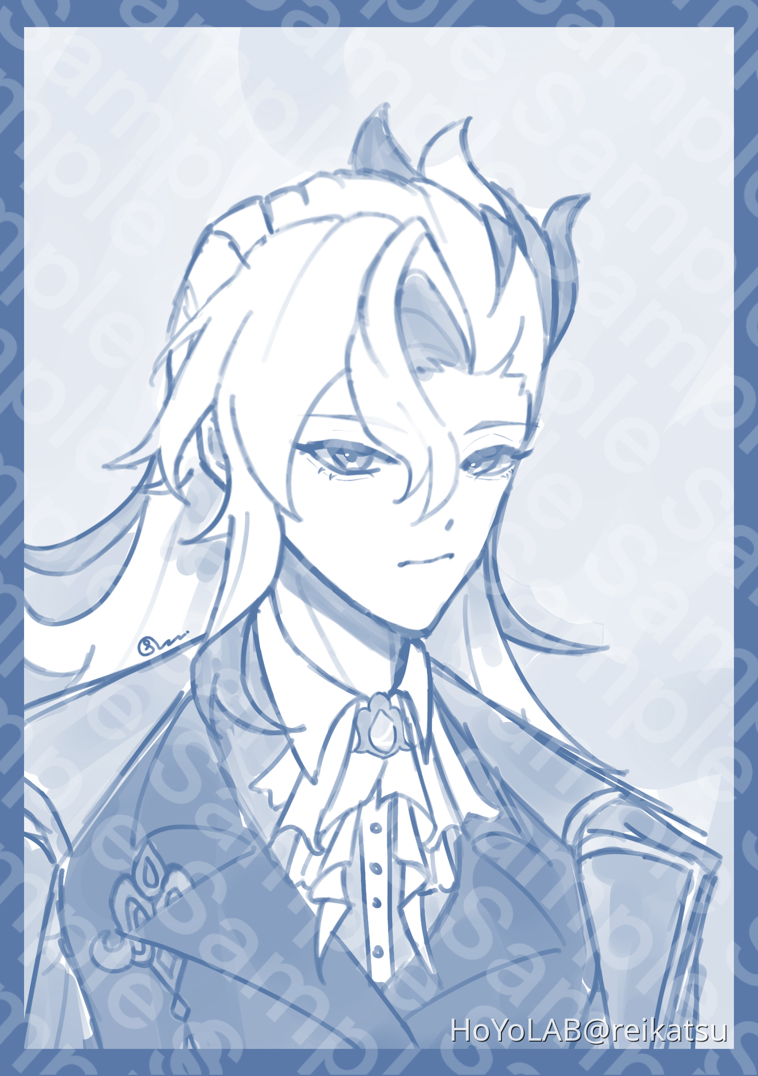 Neuvillette Photo card WIP Genshin Impact | HoYoLAB