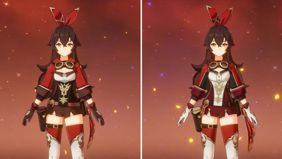 Which Amber outfit do you like better? Genshin Impact | HoYoLAB