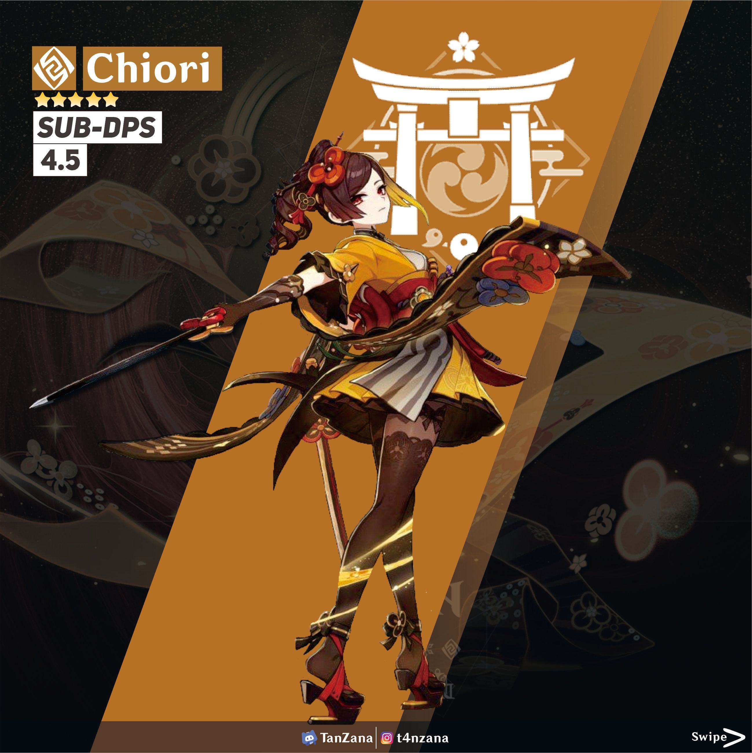 [Update 4.5] Chiori Materia, Build, Team, Profil Genshin Impact | HoYoLAB