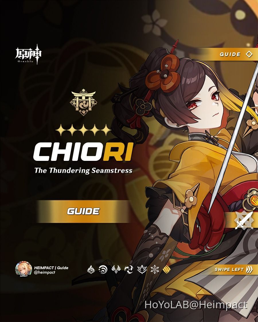 CHIORI BUILD GUIDE Genshin Impact | HoYoLAB
