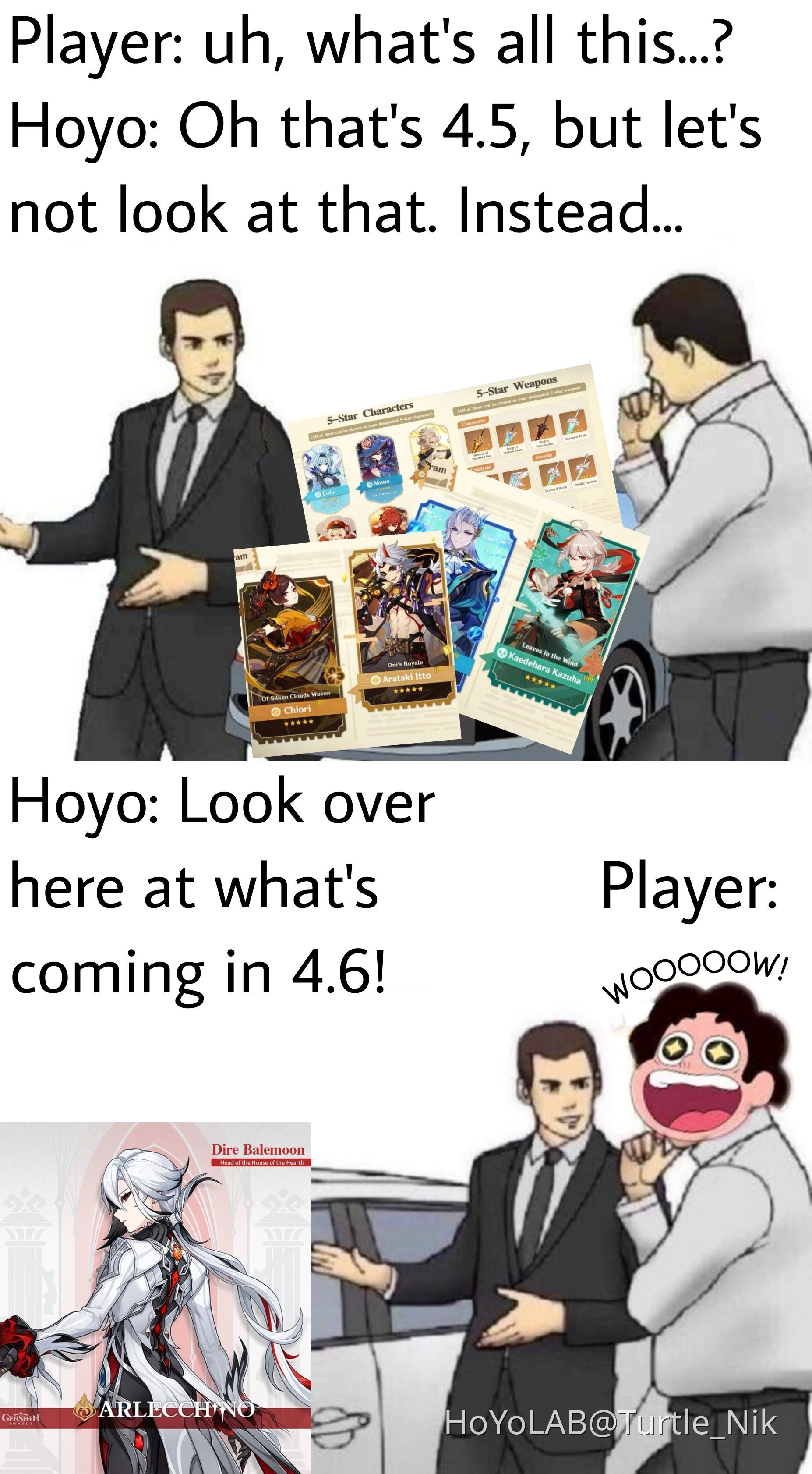 Arlecchino's drip marketing in a nutshell Genshin Impact | HoYoLAB