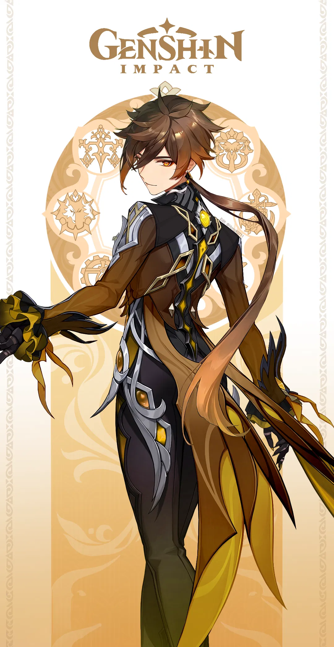 Zhongli but Arlecchino outfit Genshin Impact | HoYoLAB