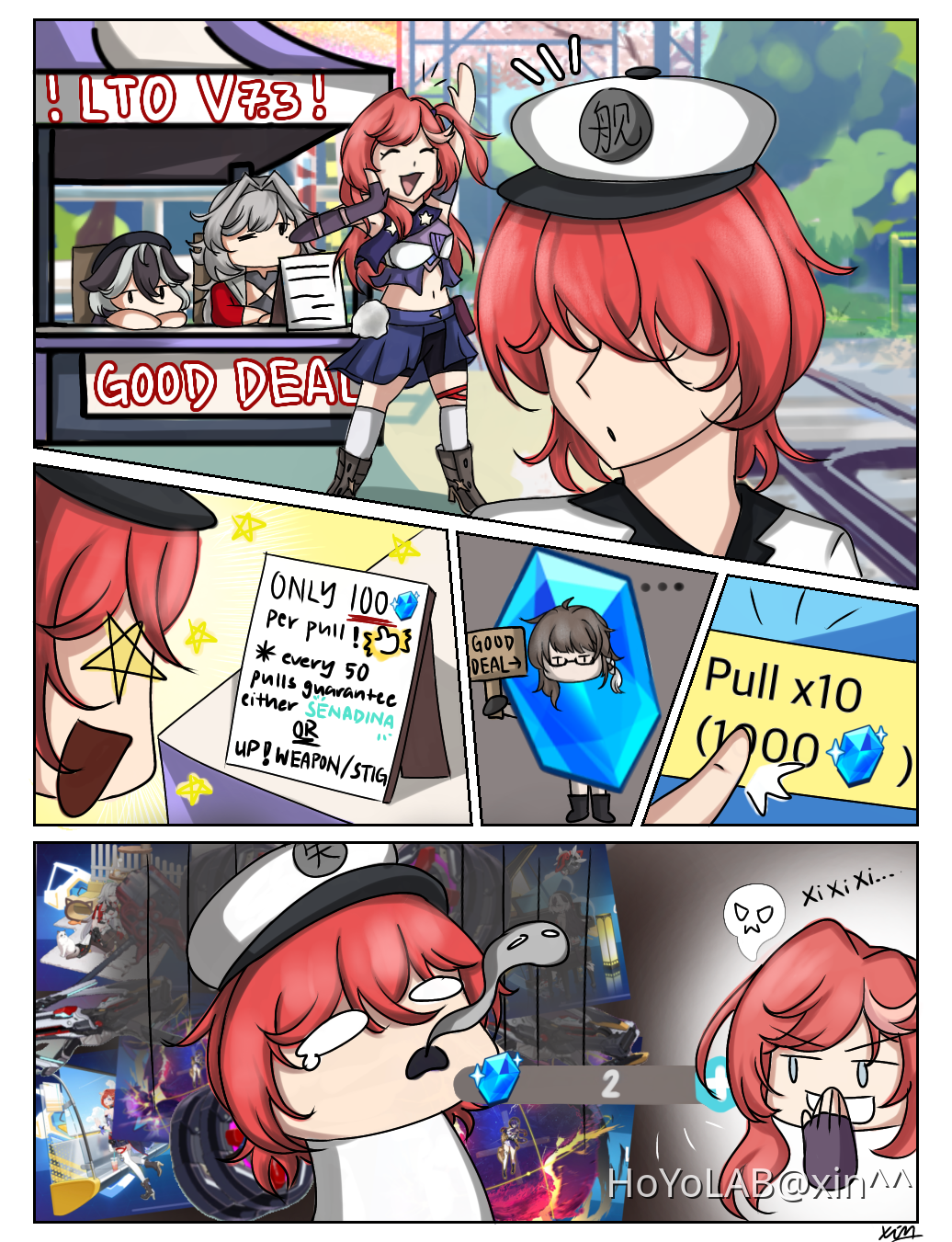 Senadina’s foolproof sales method Honkai Impact 3rd | HoYoLAB