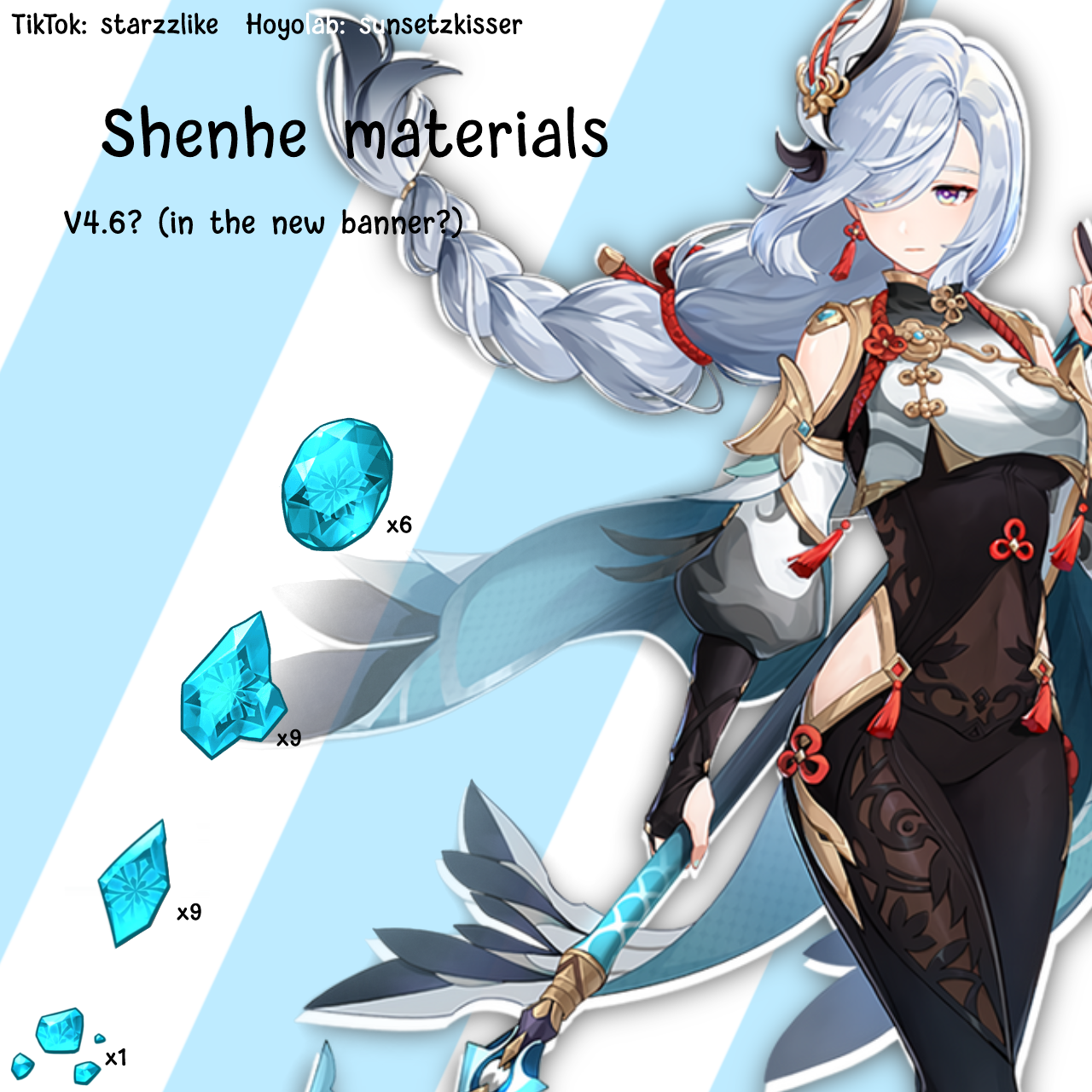 Shenhe guide / materials Genshin Impact | HoYoLAB