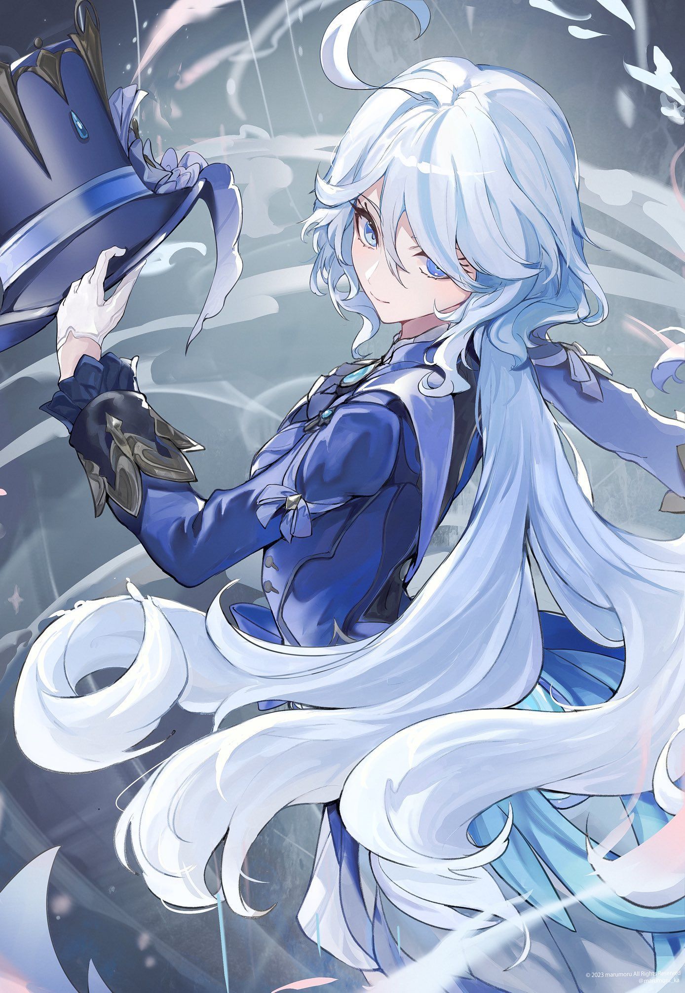 Furina with long hair Genshin Impact | HoYoLAB