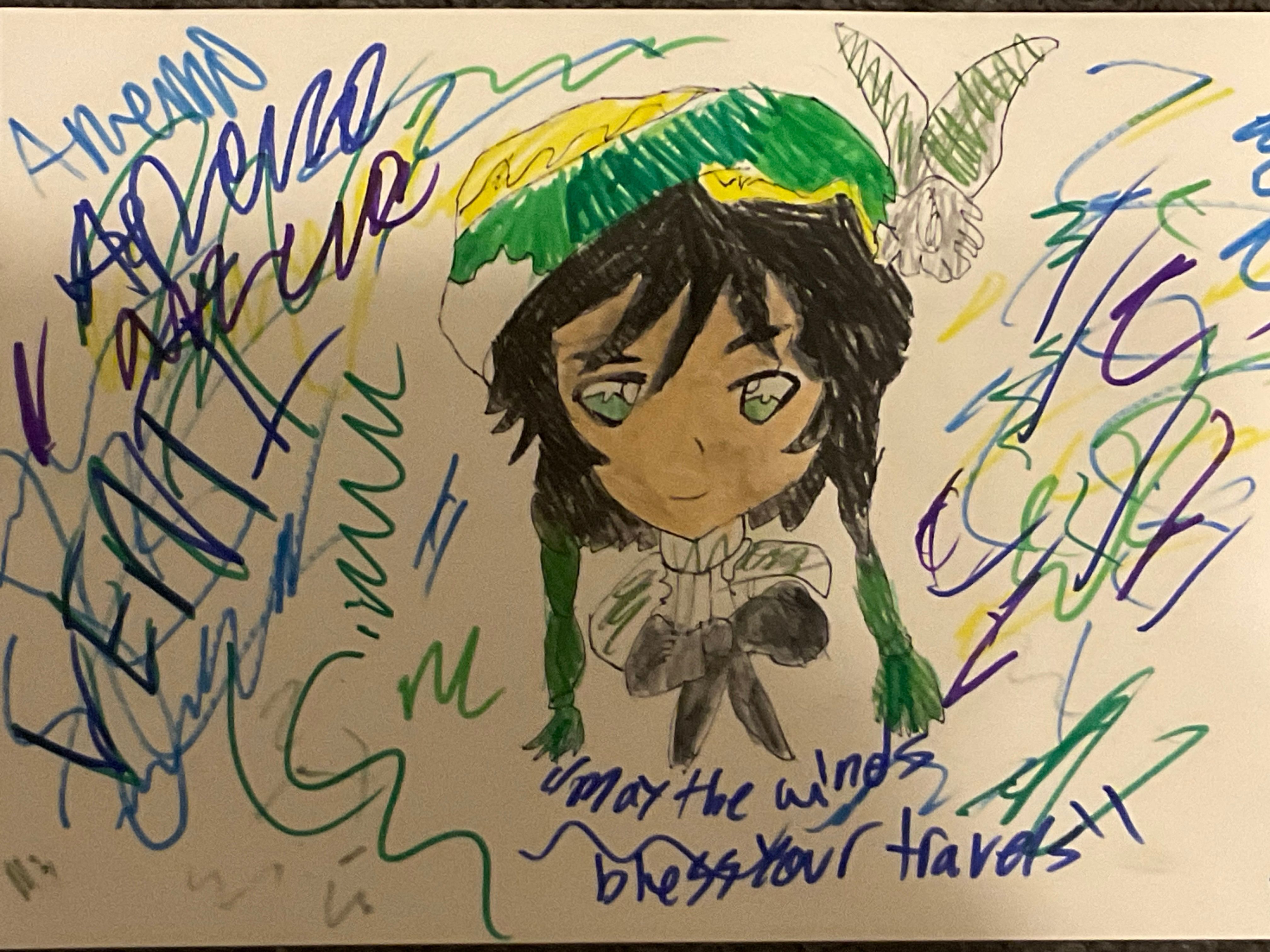 Here’s a venti drawing for you :) Genshin Impact | HoYoLAB