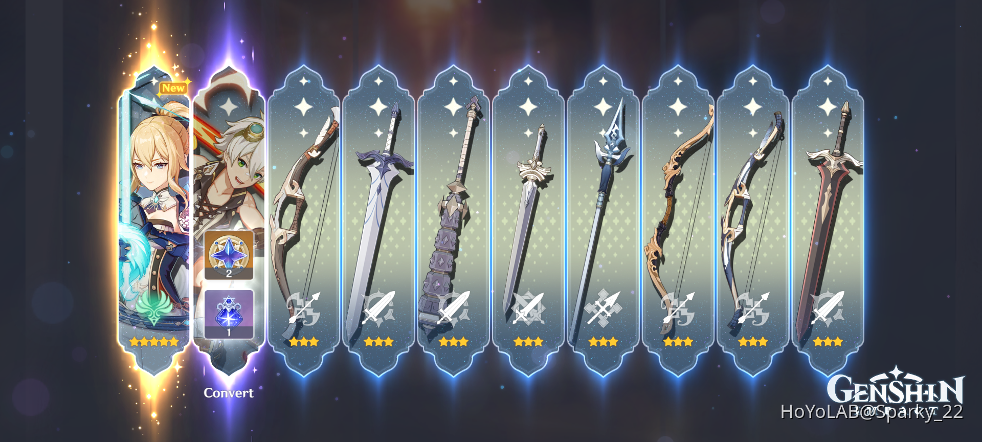 V4.5 Chronicled wishes result Genshin Impact | HoYoLAB