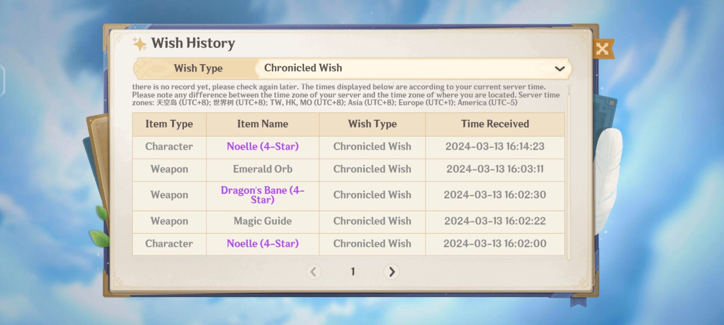 Is everyone luck on new Chronicle wish banner like this? Genshin Impact ...