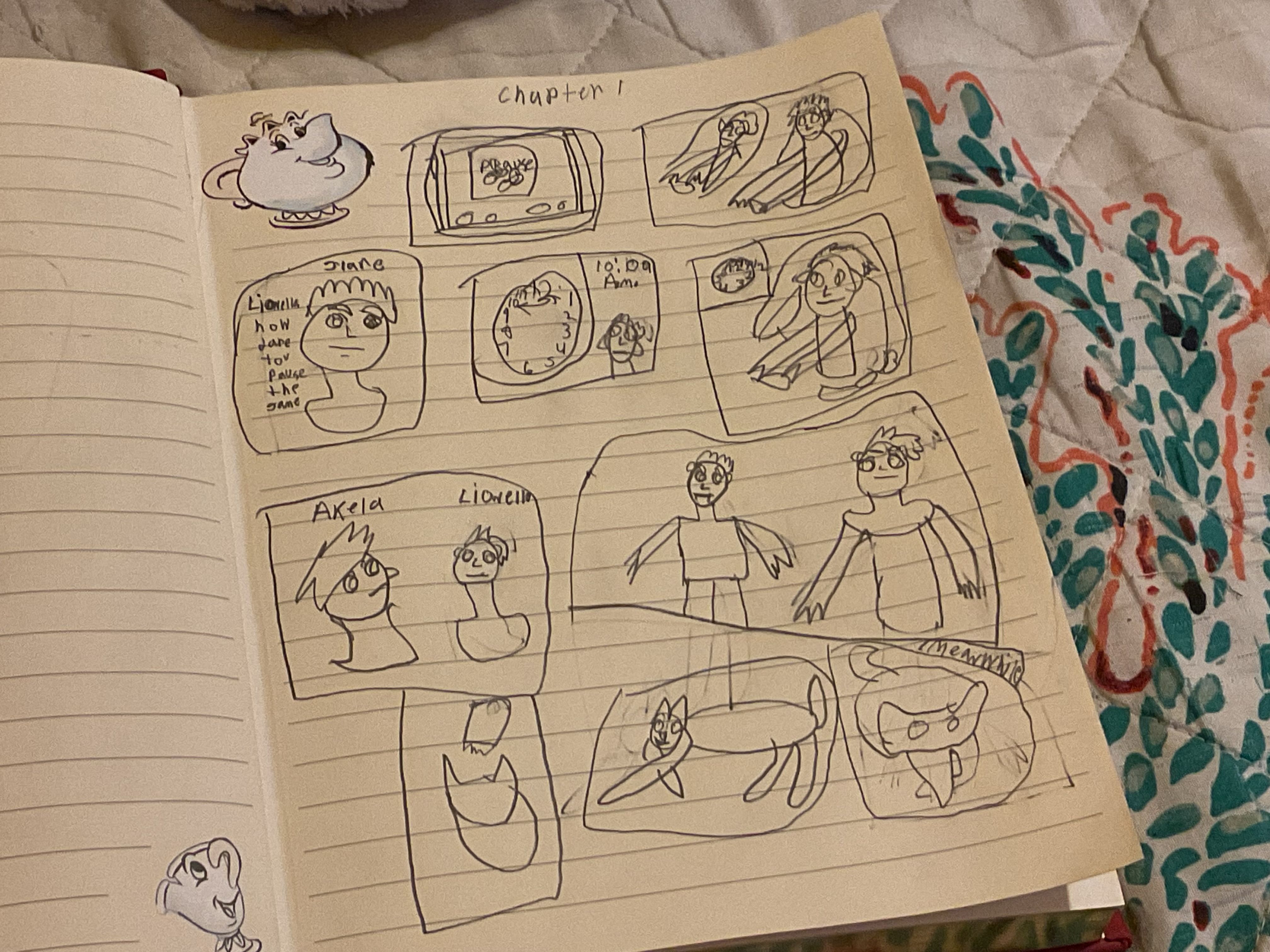 Here’s is the first page of my manga I’m working on 🥰😂 | HoYoLAB