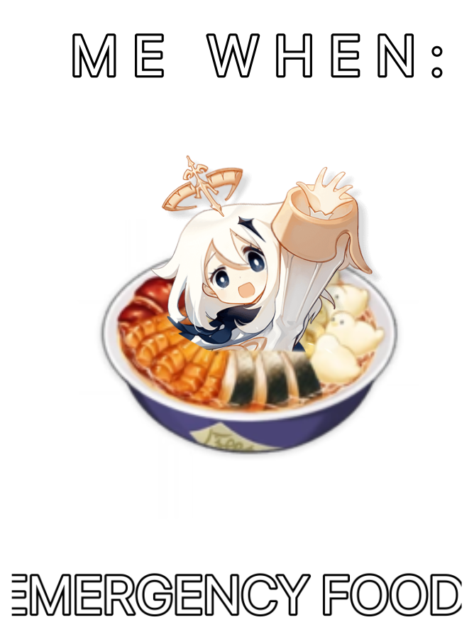 Paimon is our emergency food ! Genshin Impact | HoYoLAB