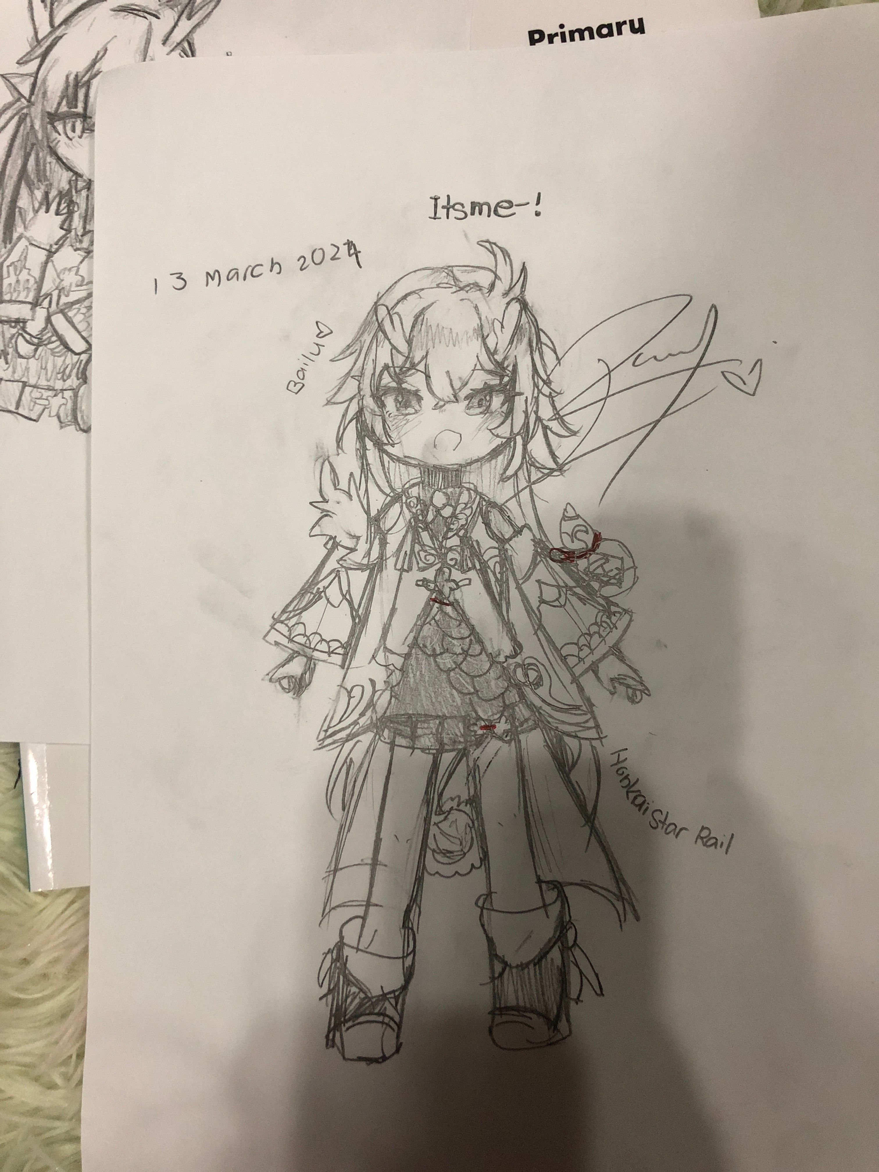 Bailu drawing colab with my sis again! Honkai: Star Rail | HoYoLAB