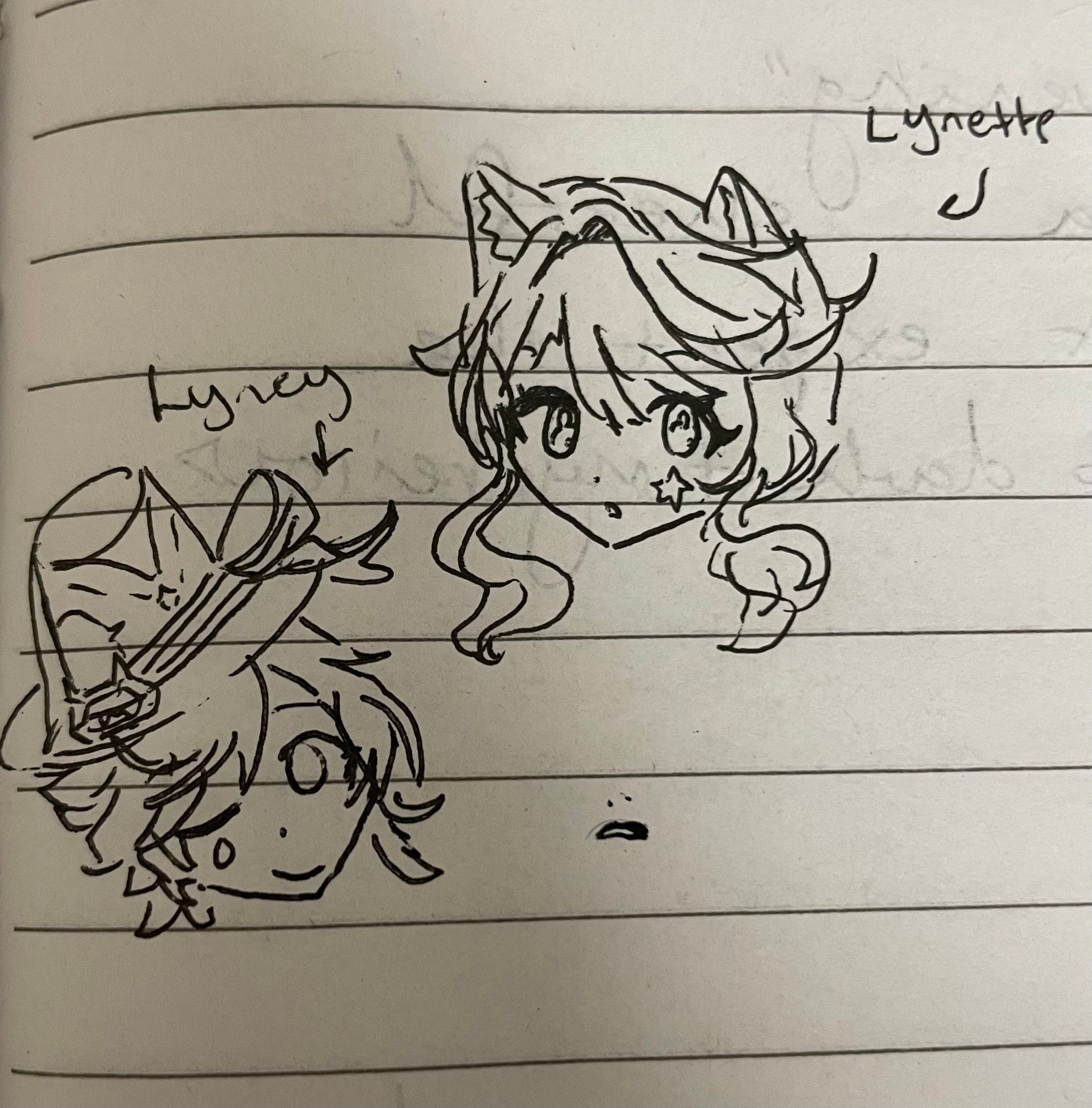 Rushed doodle of Lyney and Lynette Genshin Impact | HoYoLAB
