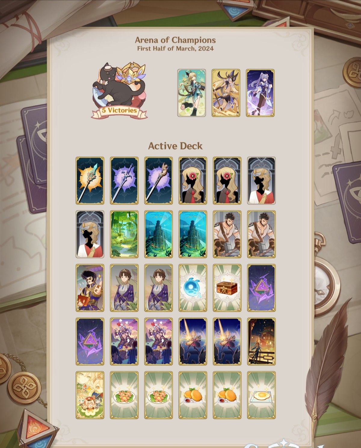 Kirara Quicken Support deck Genshin Impact | HoYoLAB