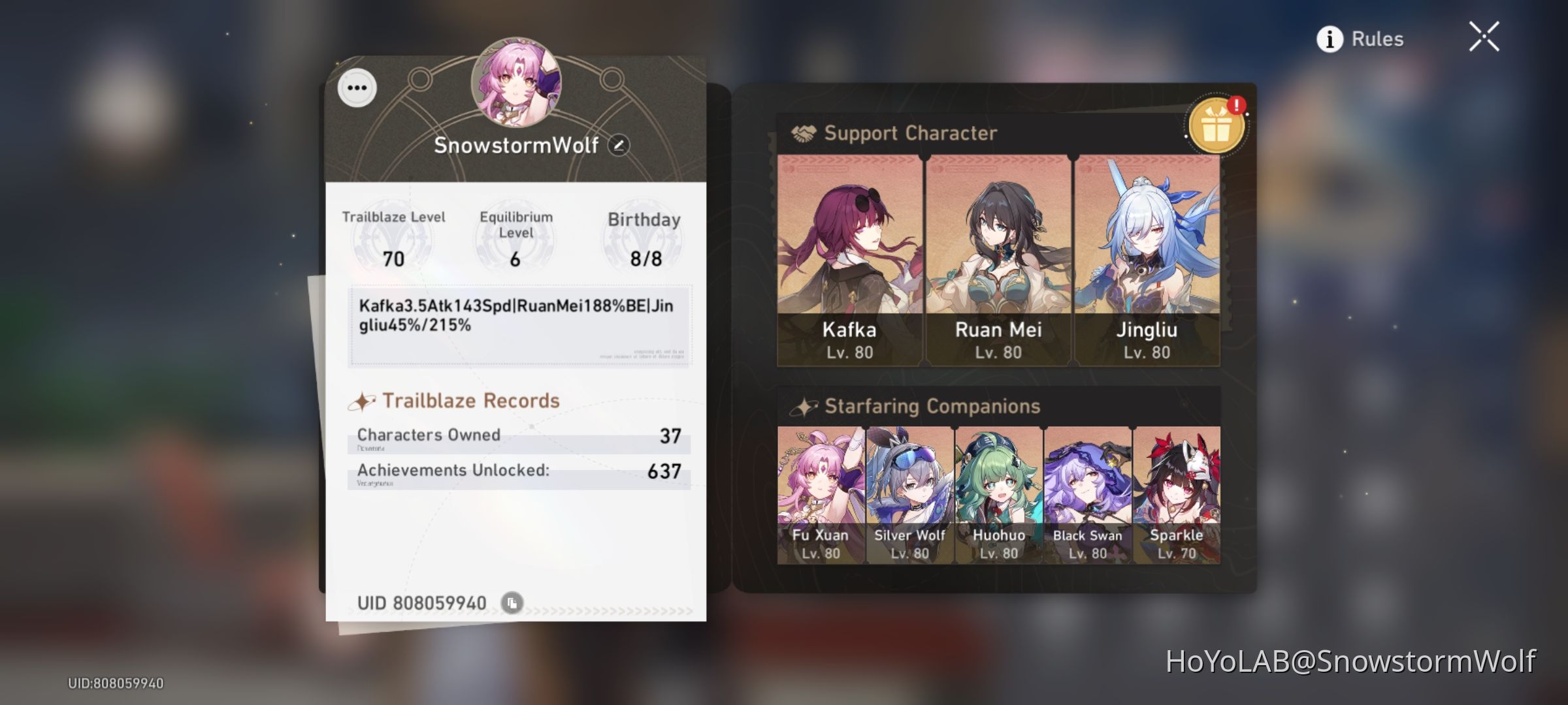 Support Characters Showcase ^~^ Honkai: Star Rail | HoYoLAB