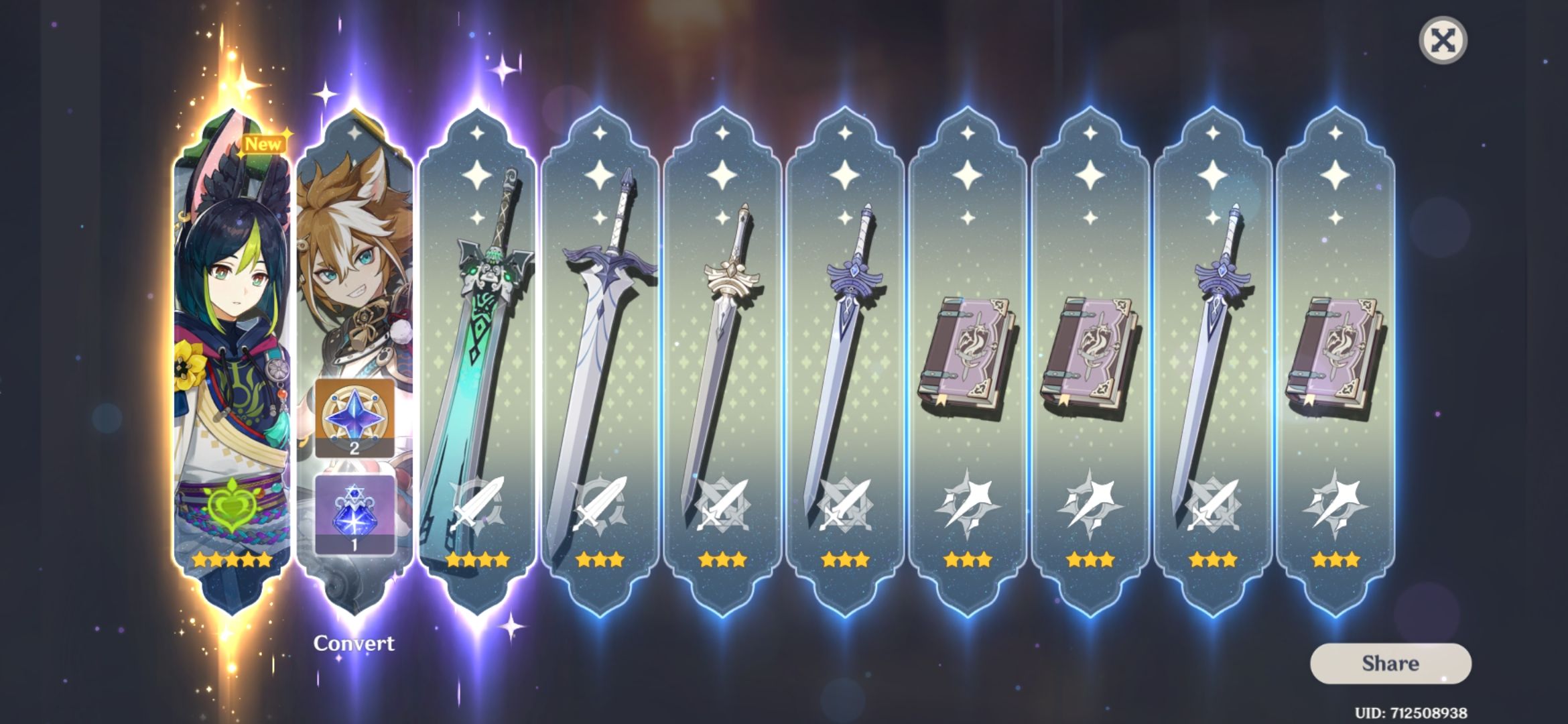 First double 5 star pull + Tighnari Genshin Impact | HoYoLAB