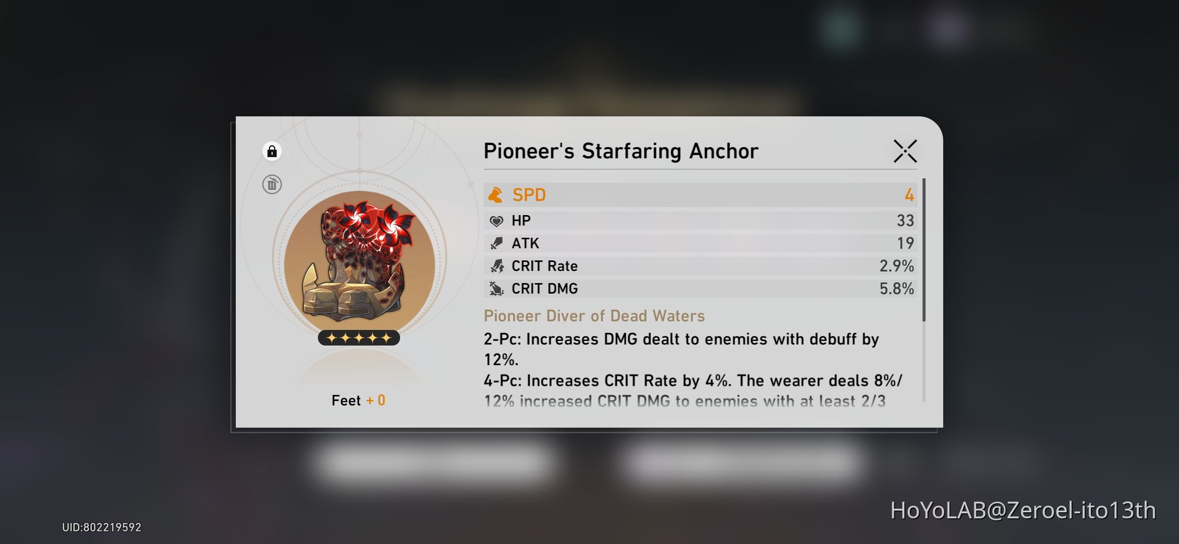 Finally completed a 4 pcs for Acheron, what orb and rope should I give ...