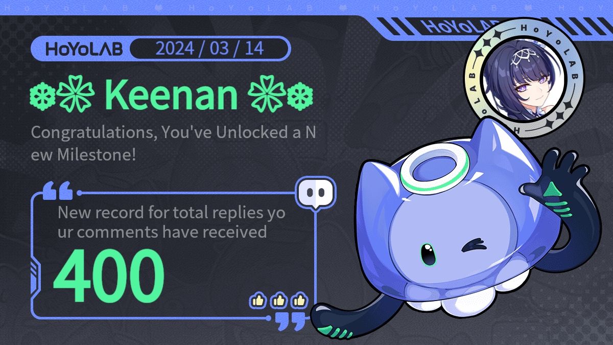 Another N unlocked! (milestone ew..) | HoYoLAB