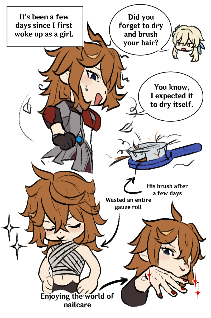 ♀️🐳 Childe Gets Cursed and Becomes Female! (Part 3) Genshin Impact ...