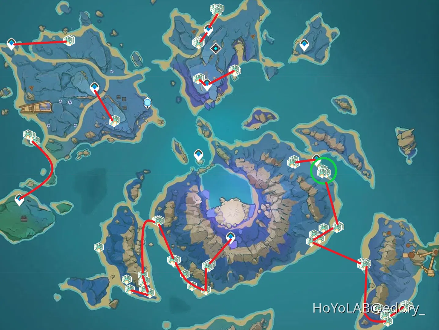 Specter Farming Route (108 specters/day) Genshin Impact | HoYoLAB