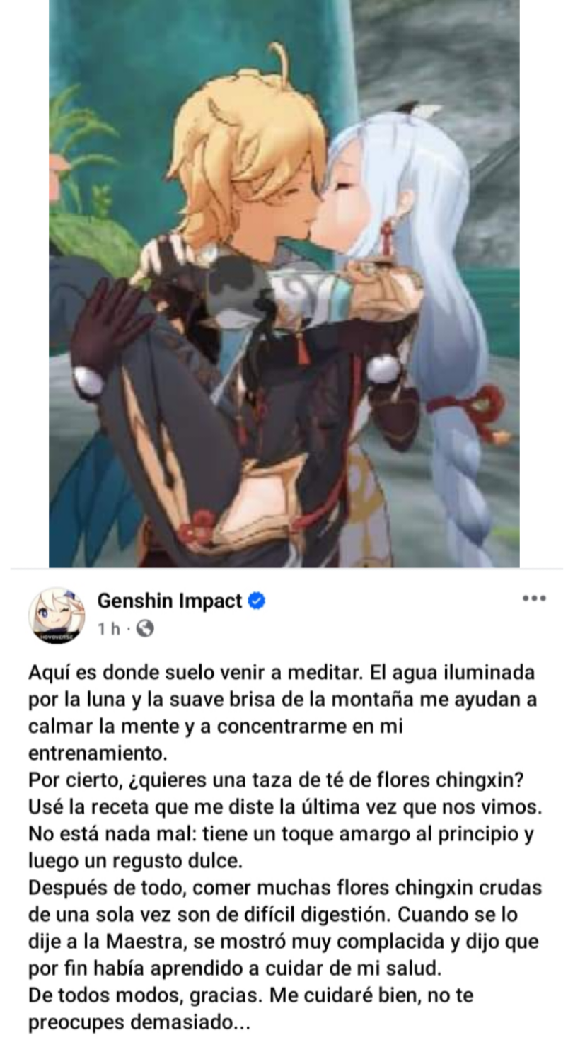 Shenhe x Aether 💛🤍 Ship Shenther Genshin Impact | HoYoLAB