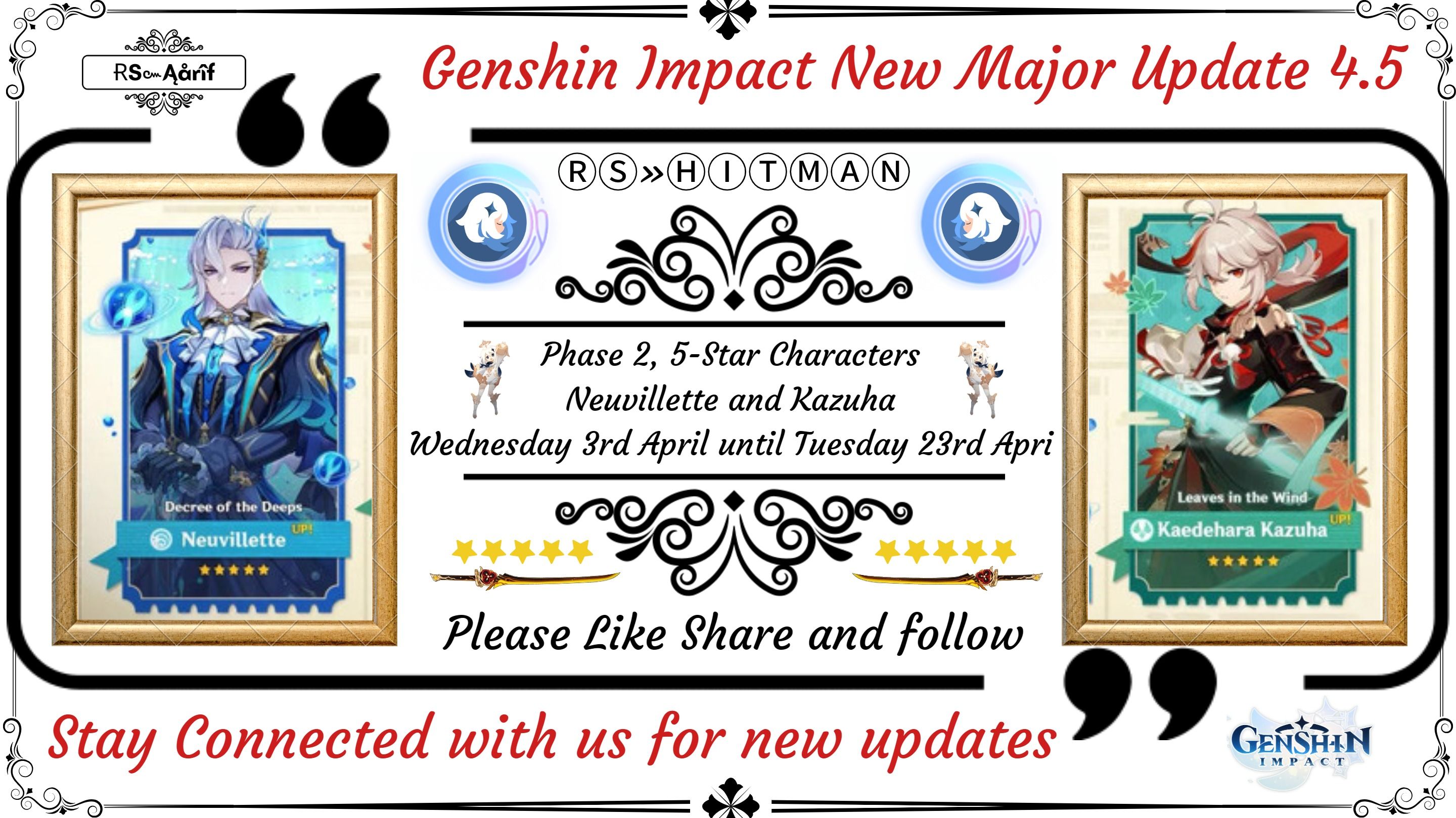 Phase 2, Five Star ⭐ Character Banner 🔥Genshin Impact 4.5 🎉 Genshin Impact | HoYoLAB