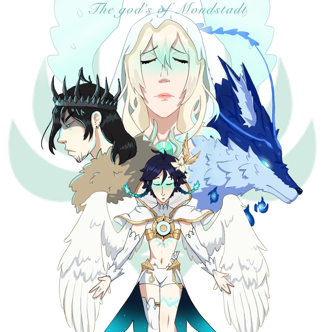 The four gods of Mondstadt!🌙 Genshin Impact | HoYoLAB