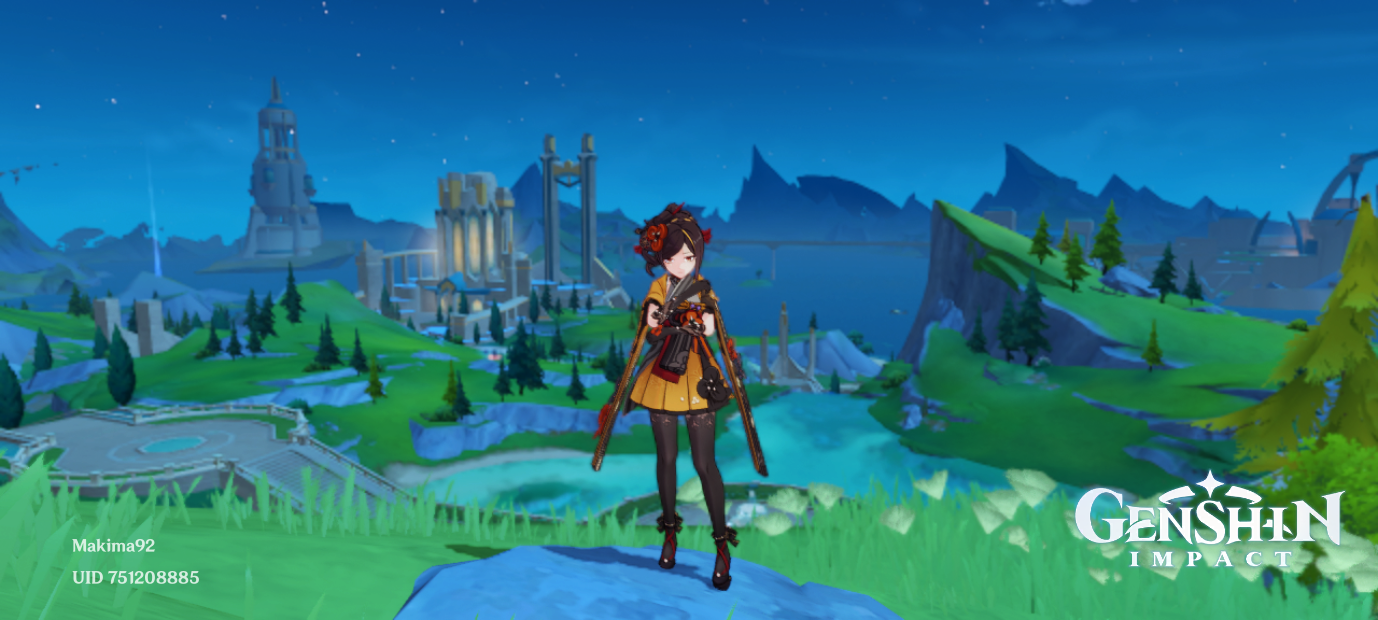 Geo dual sword lady Genshin Impact | HoYoLAB