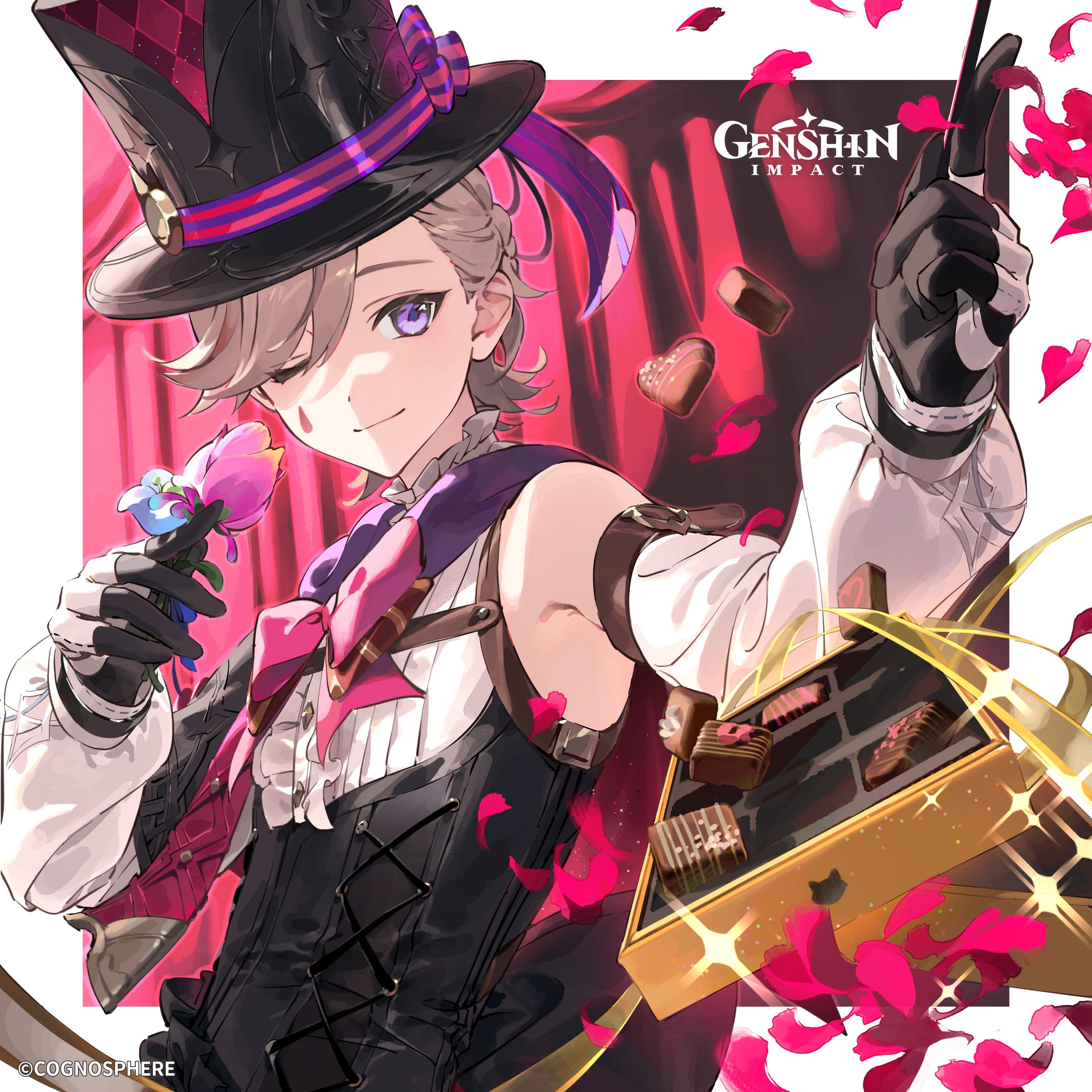 Lyney – Character Illustration Genshin Impact | HoYoLAB