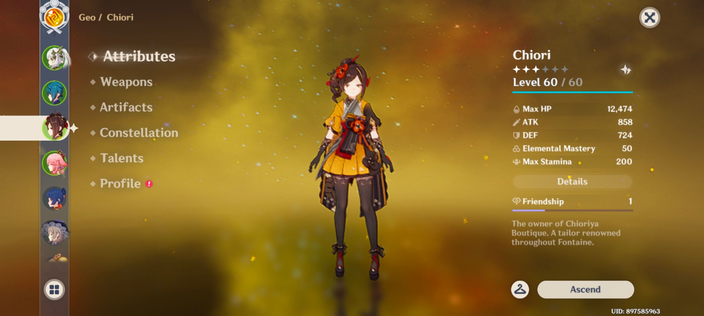 i got Chiori in 20 pull are you going to choose her Genshin Impact ...