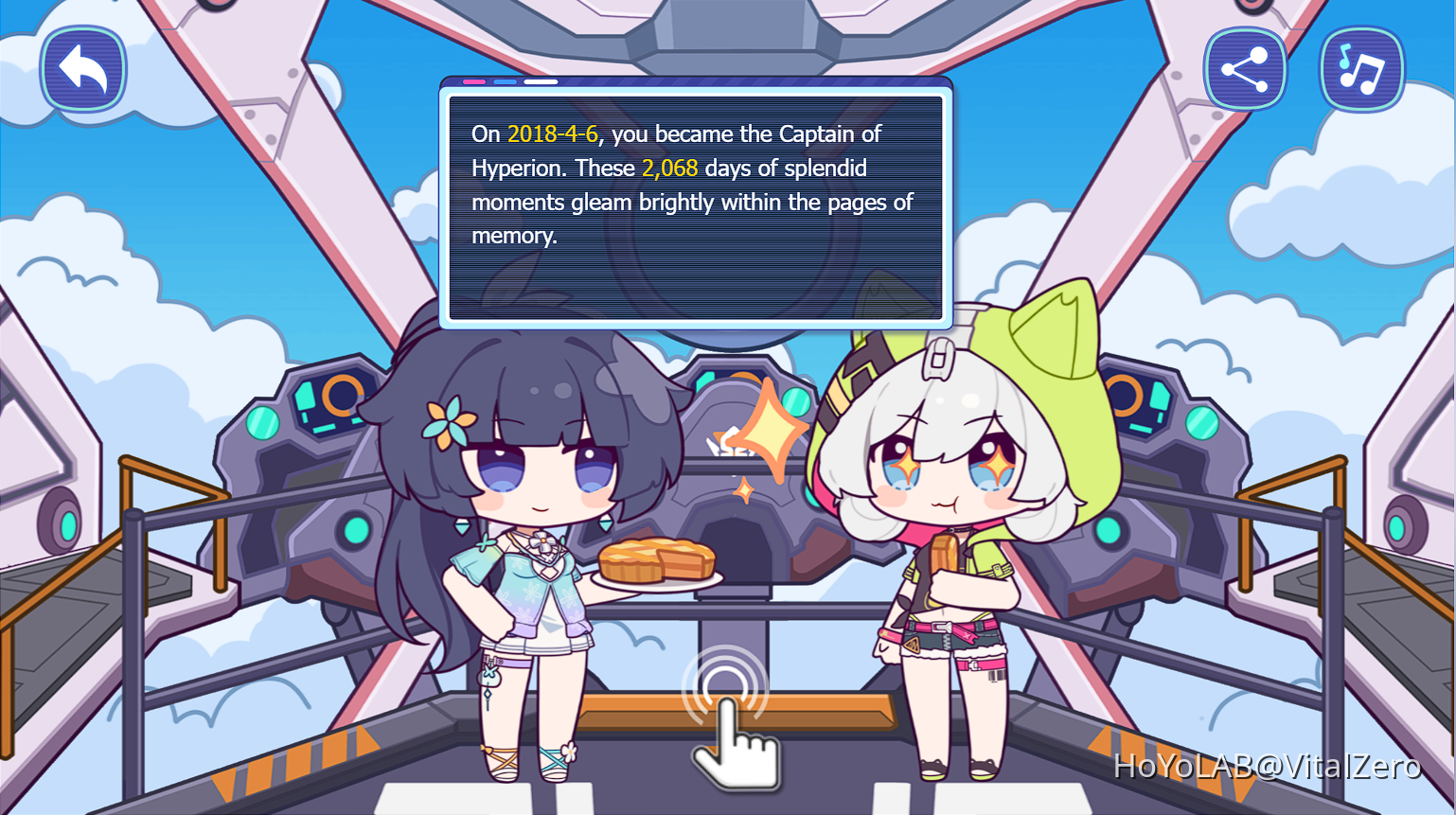 Por cierto... ya llevo mas de 2,000 días en Hyperion :D Honkai Impact ...